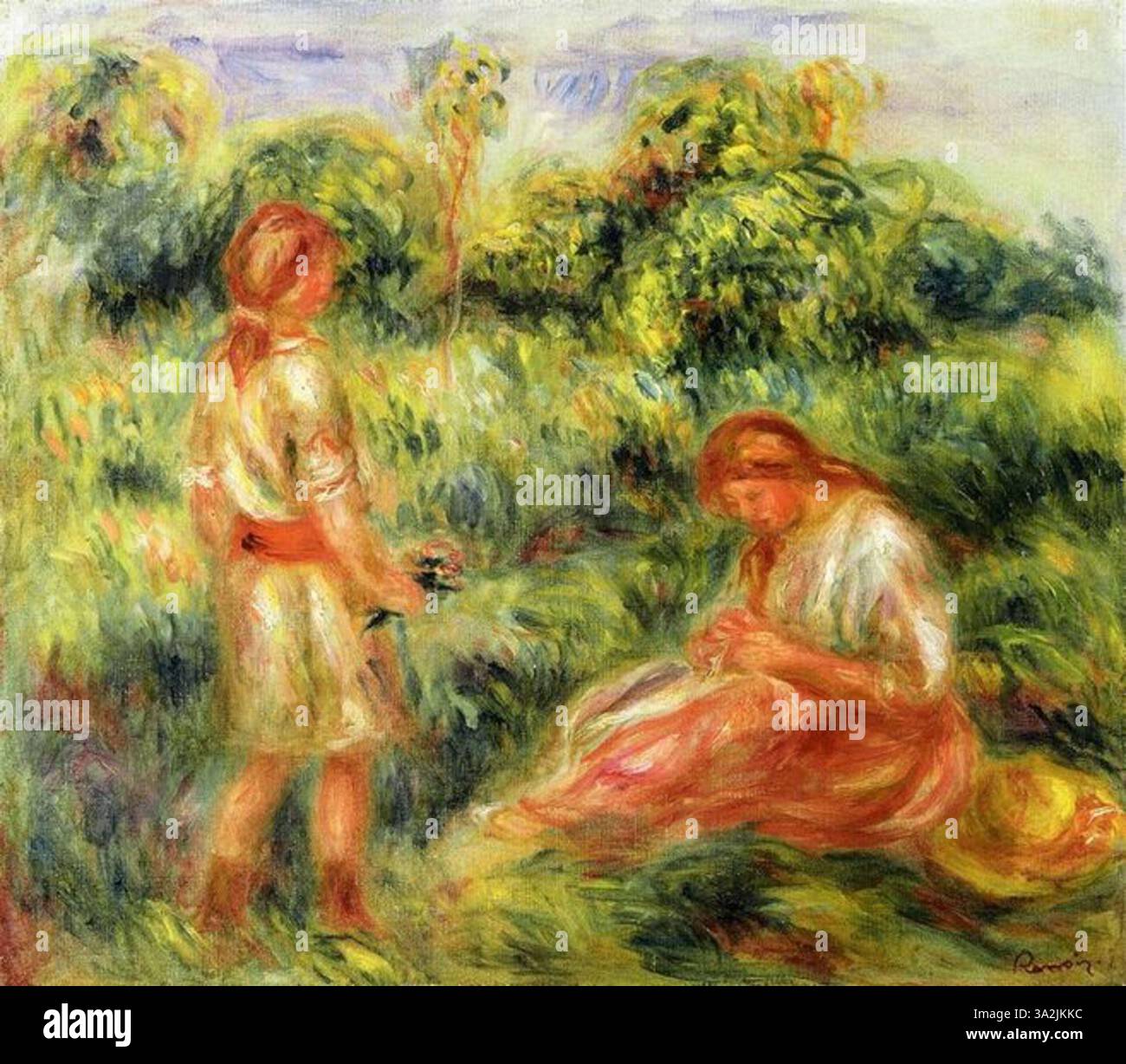 Two figures in contemplative poses hi-res stock photography and images ...