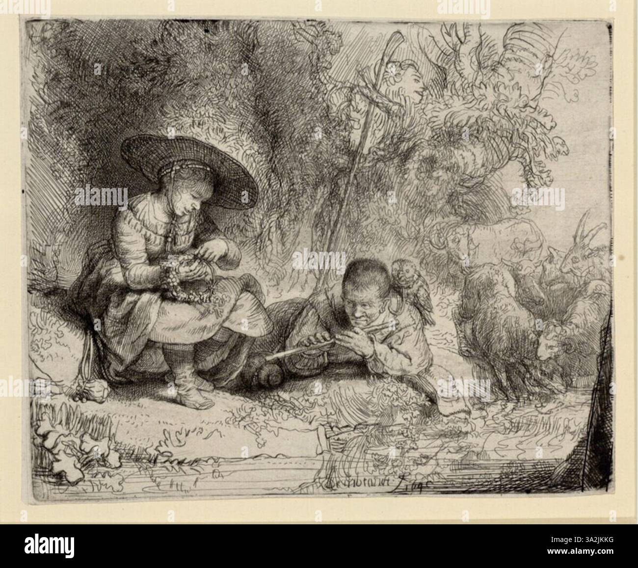 This work demonstrates Rembrandt’s technique of capturing his subject’s ...