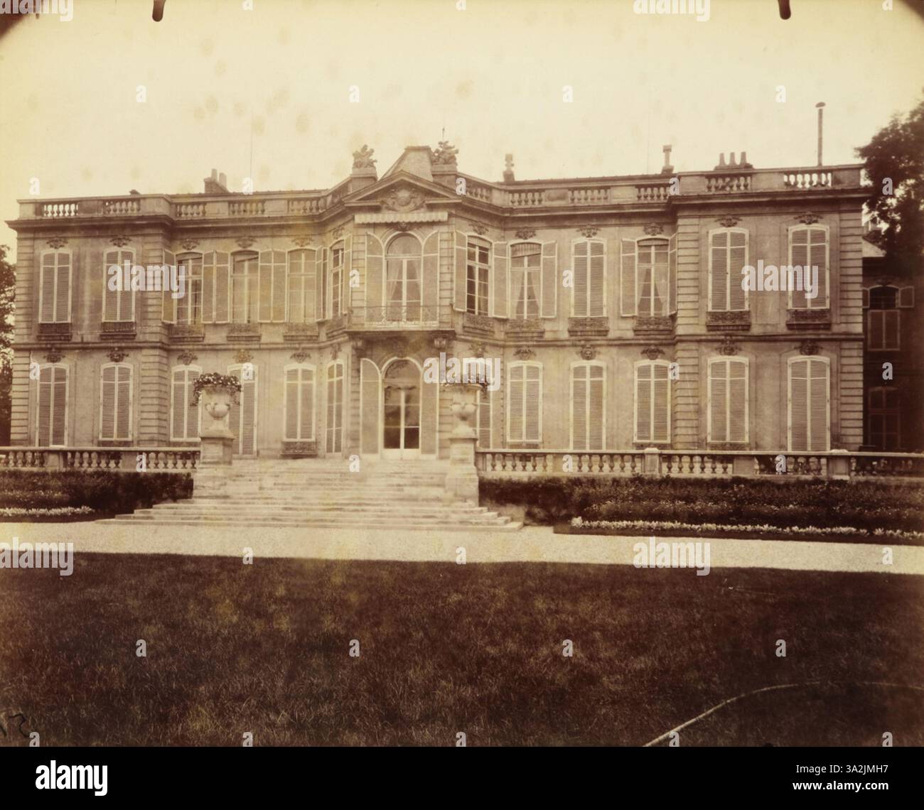 This photograph by Atget shows the Austrian Embassy at 57 Rue de ...