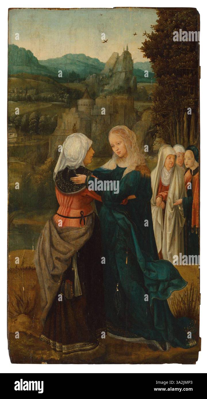 The Visitation depicts the Virgin Mary visiting her cousin Elizabeth ...