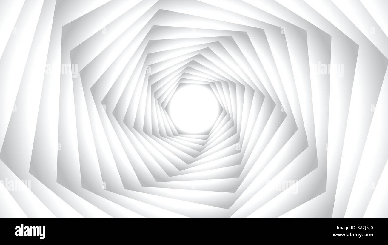 Abstract vector geometric hexagon Black and White Stock Photos & Images - Alamy