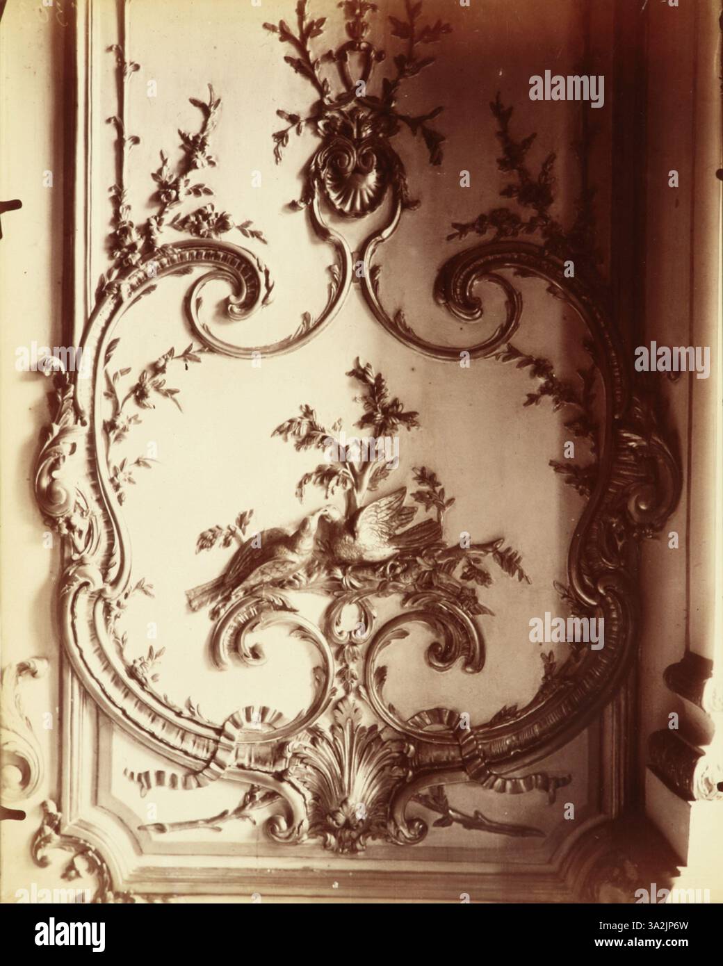 Atget captures the Hôtel de Roquelaure in a detailed photograph ...