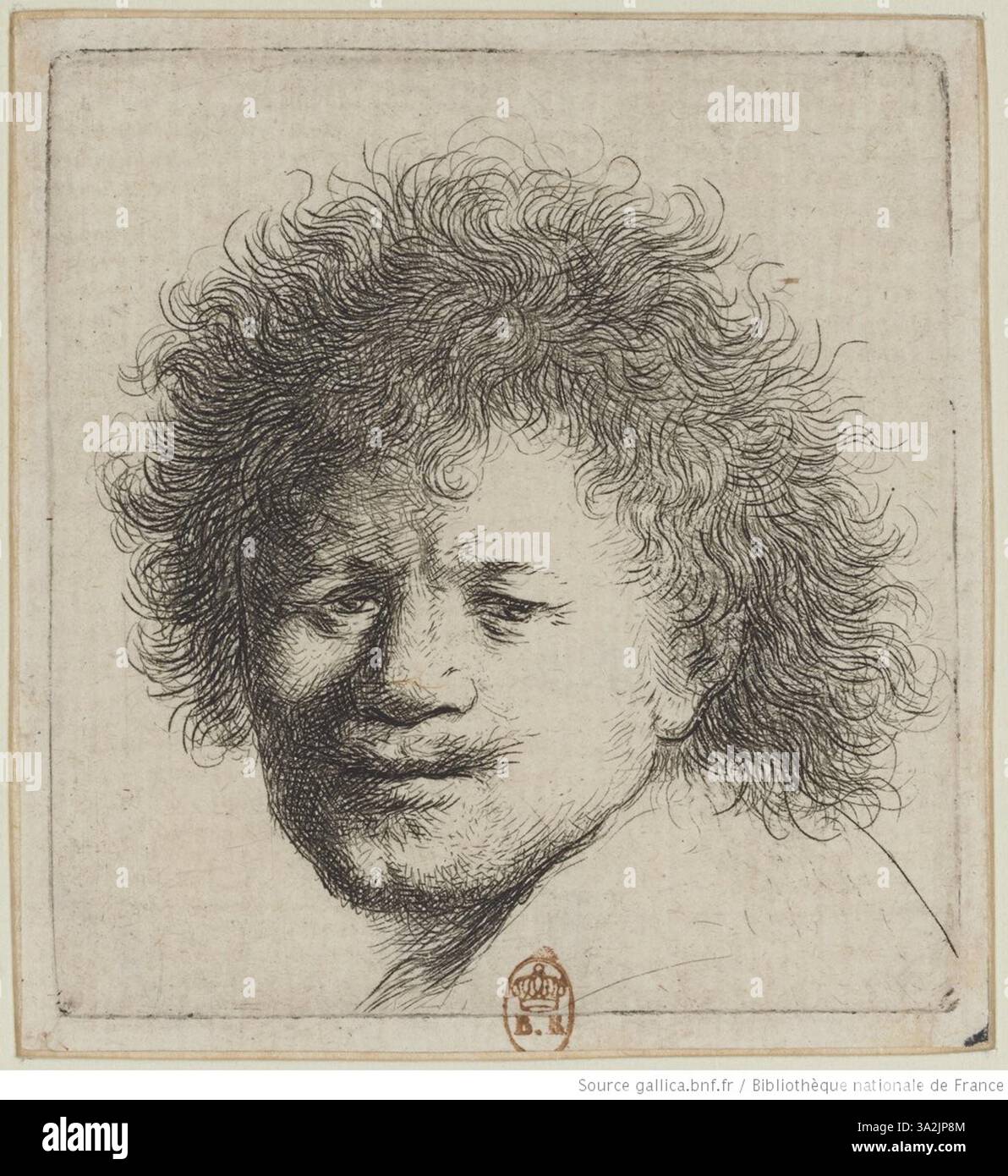 This portrait exemplifies Rembrandt’s mastery of chiaroscuro, with ...