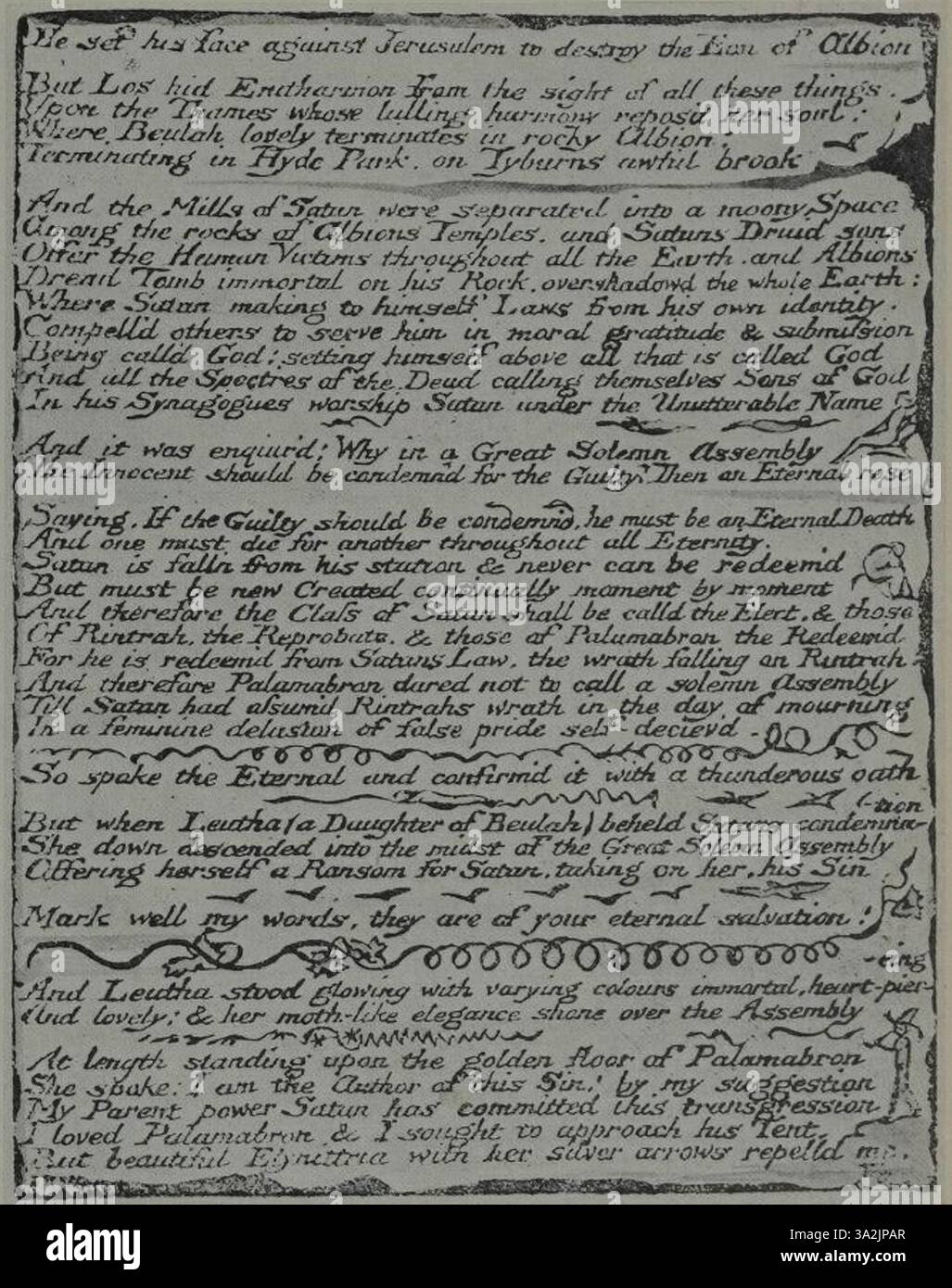 ‘Bindman 422’ by William Blake illustrates a powerful visual narrative ...