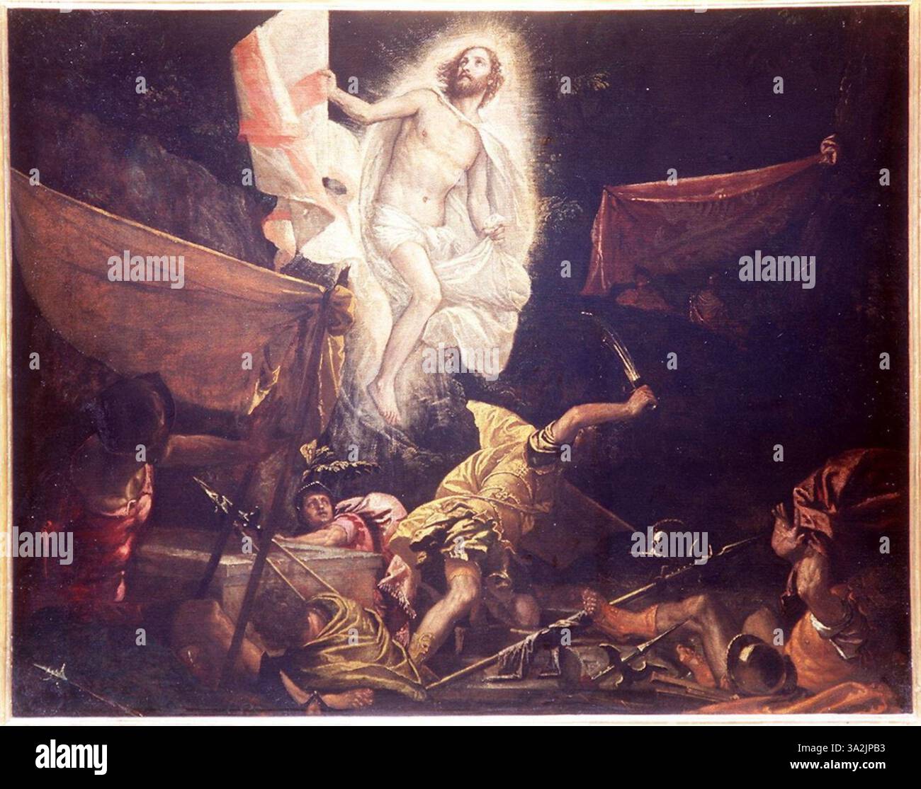 Paolo Veronese’s *Resurrection of Christ* from his workshop exemplifies ...