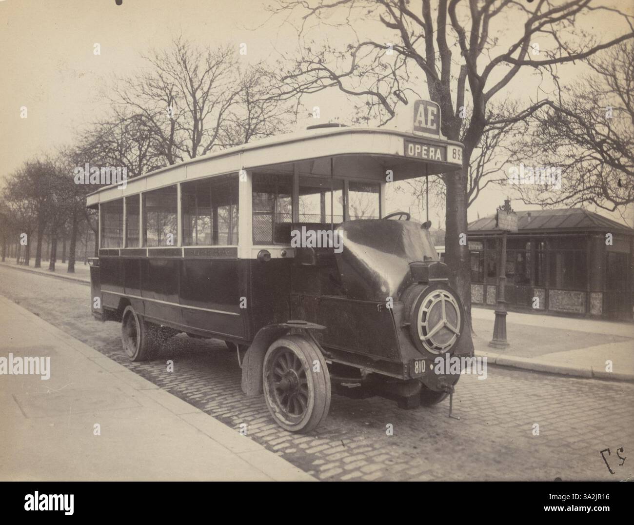 In 1908, Eugène Atget captured an autobus on the streets of Paris. This ...
