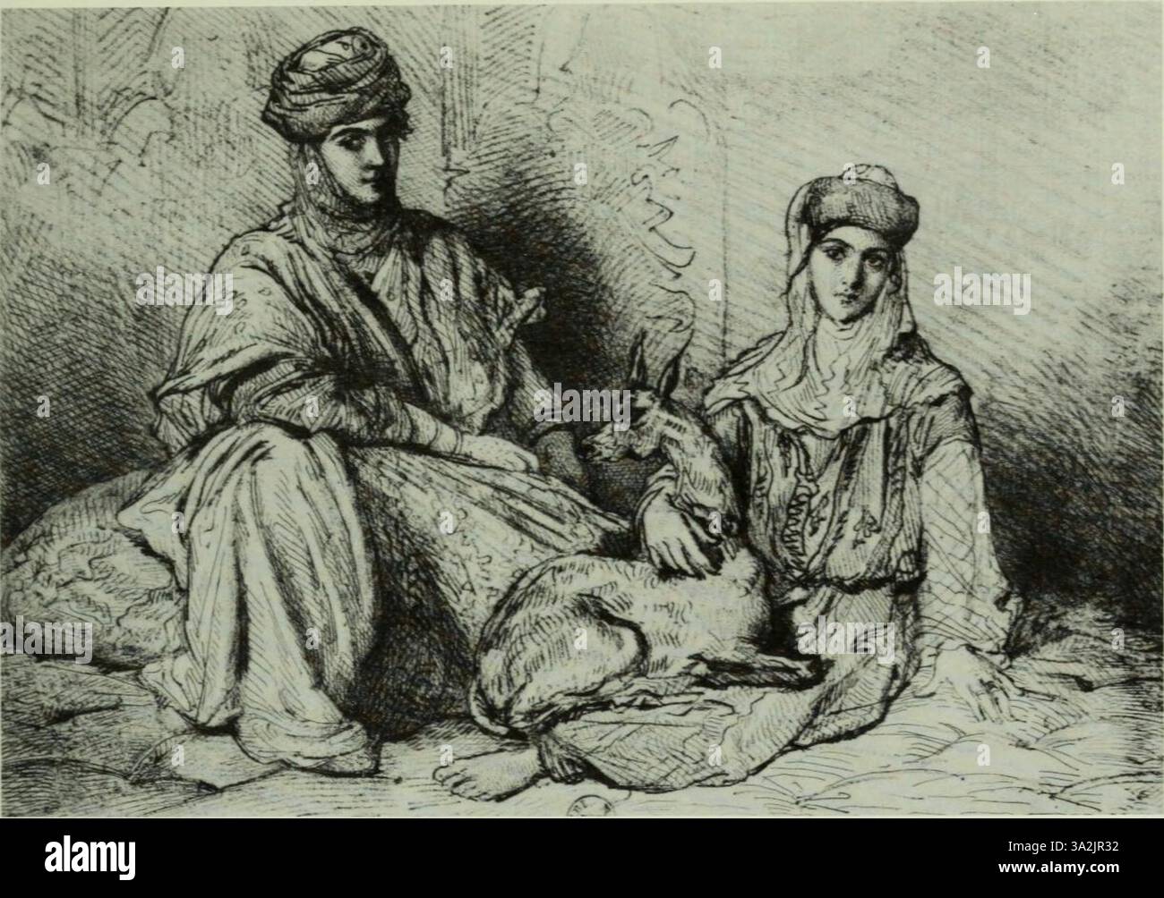 This work by Chassériau captures the human form, focusing on anatomical ...