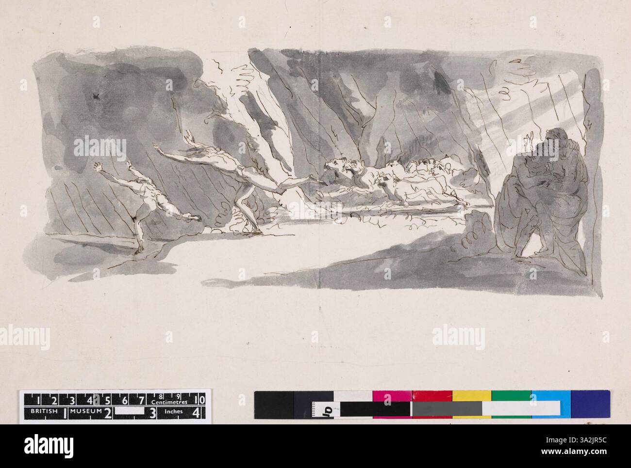 This drawing depicts a scene from Dante’s *Inferno* (Canto XIII ...