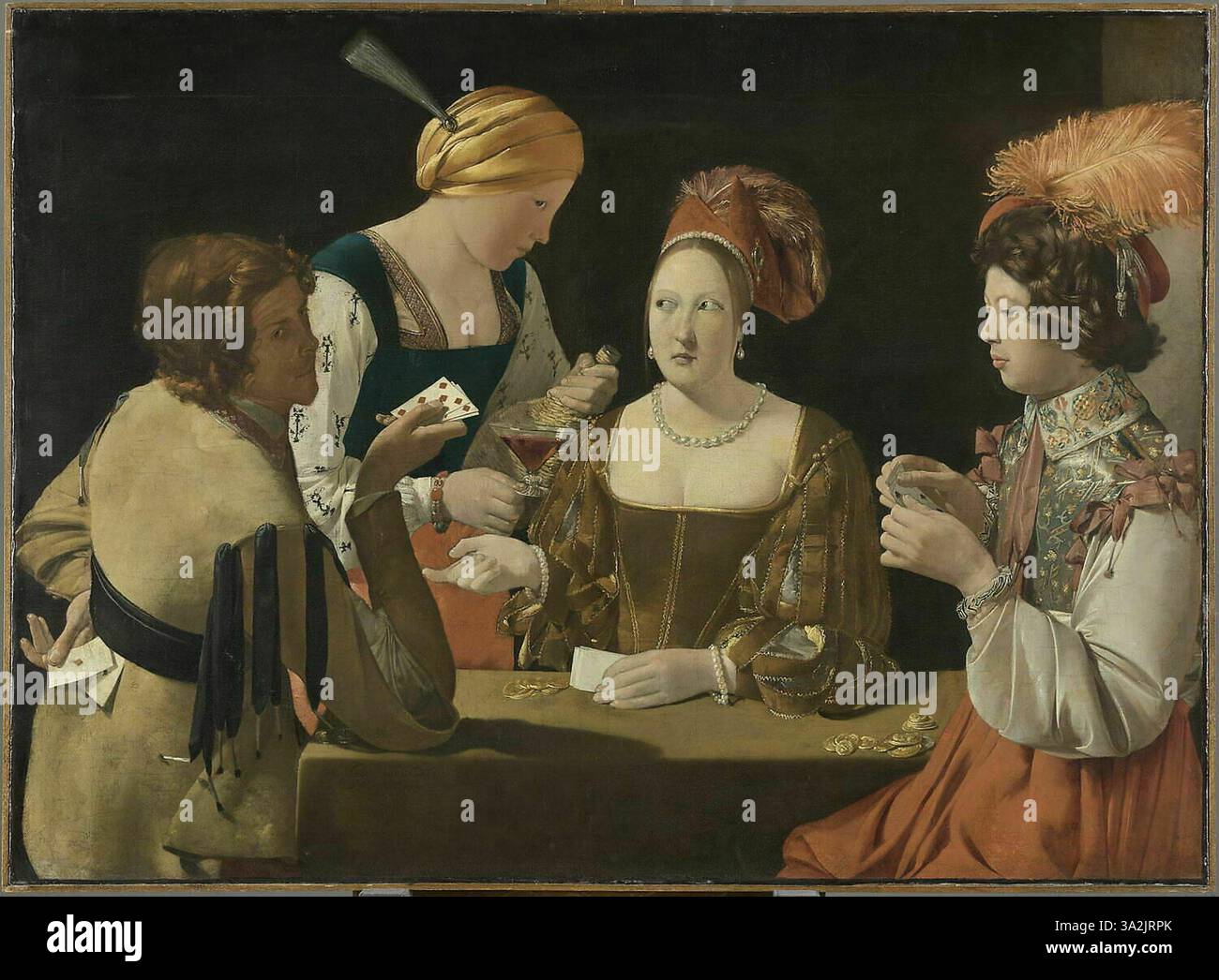 Le Tricheur à las de carreau, painted by Georges de La Tour between ...