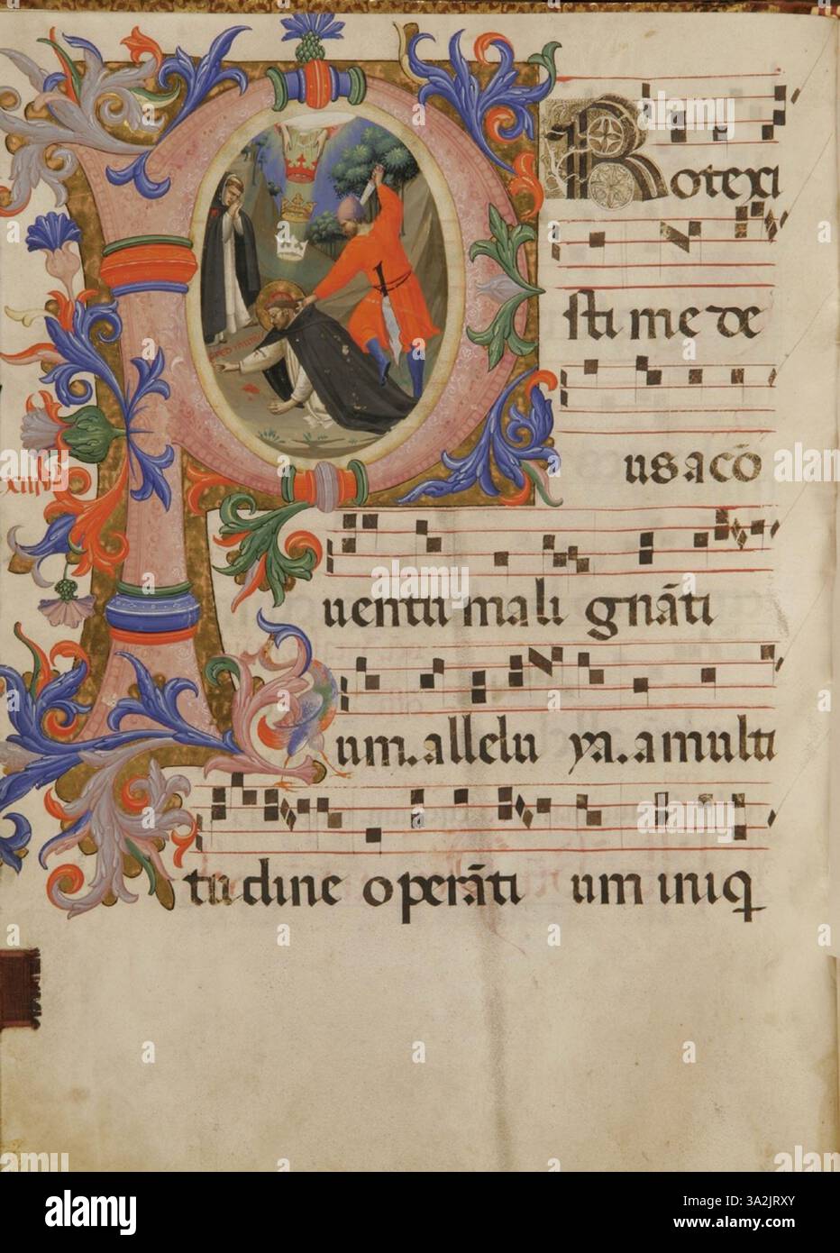 'The Martyrdom of Saint Peter of Verona' by Beato Angelico depicts the ...