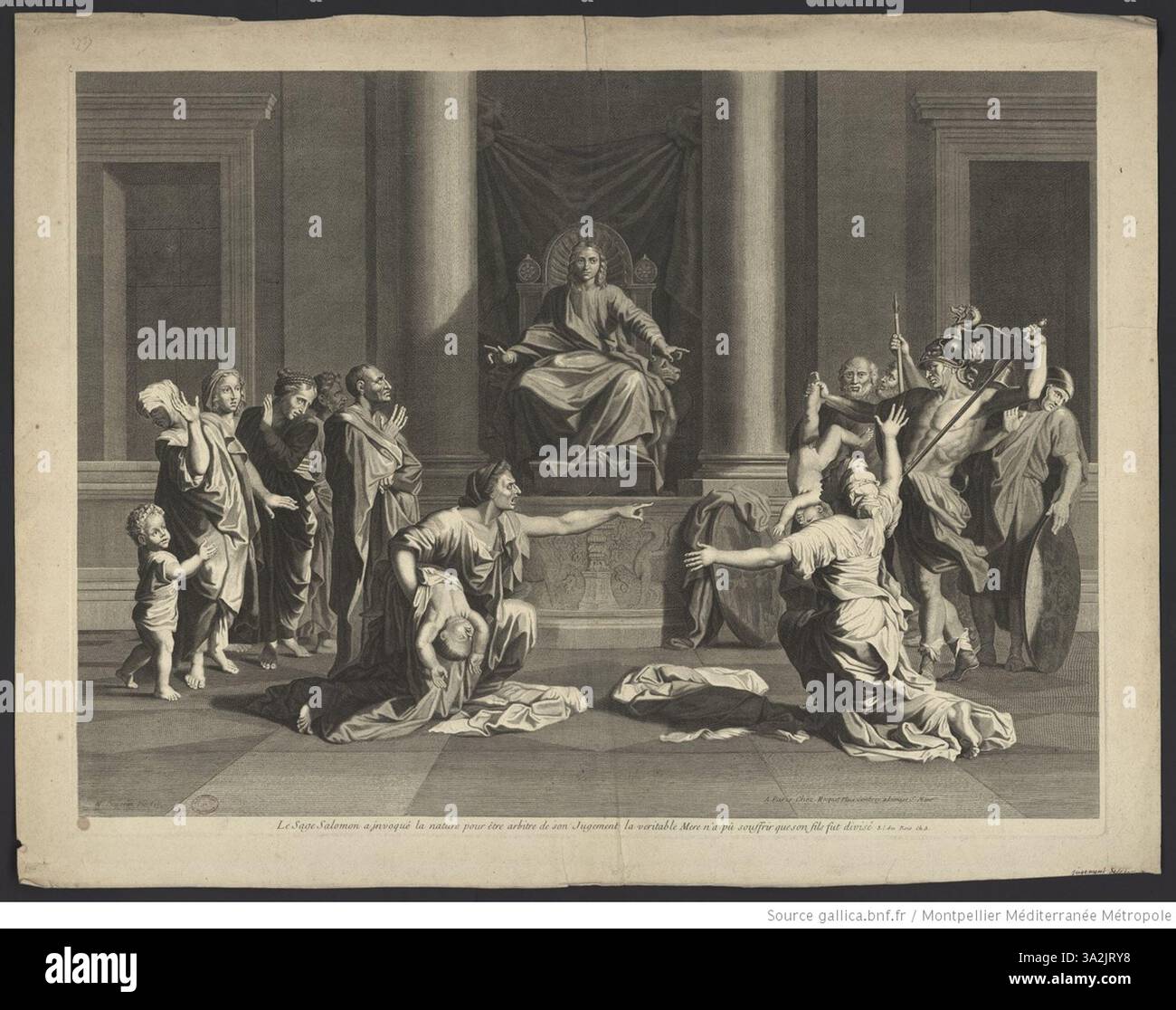 Robert Hecquet’s 'Jugement de Salomon' depicts King Solomon’s wise ...
