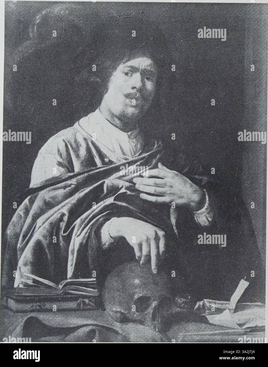 Joos van Craesbeeck’s painting depicts figures in a realistic domestic ...