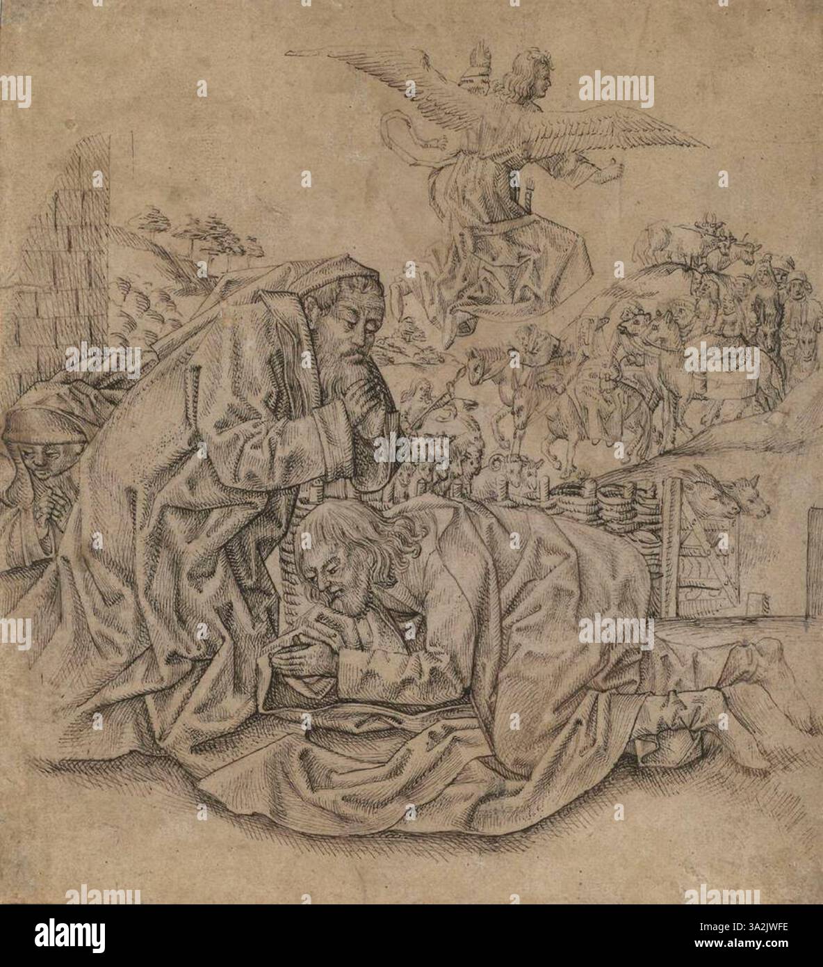 'The Archangel Raphael Leaves Tobias and His Father' by Hugo van der ...