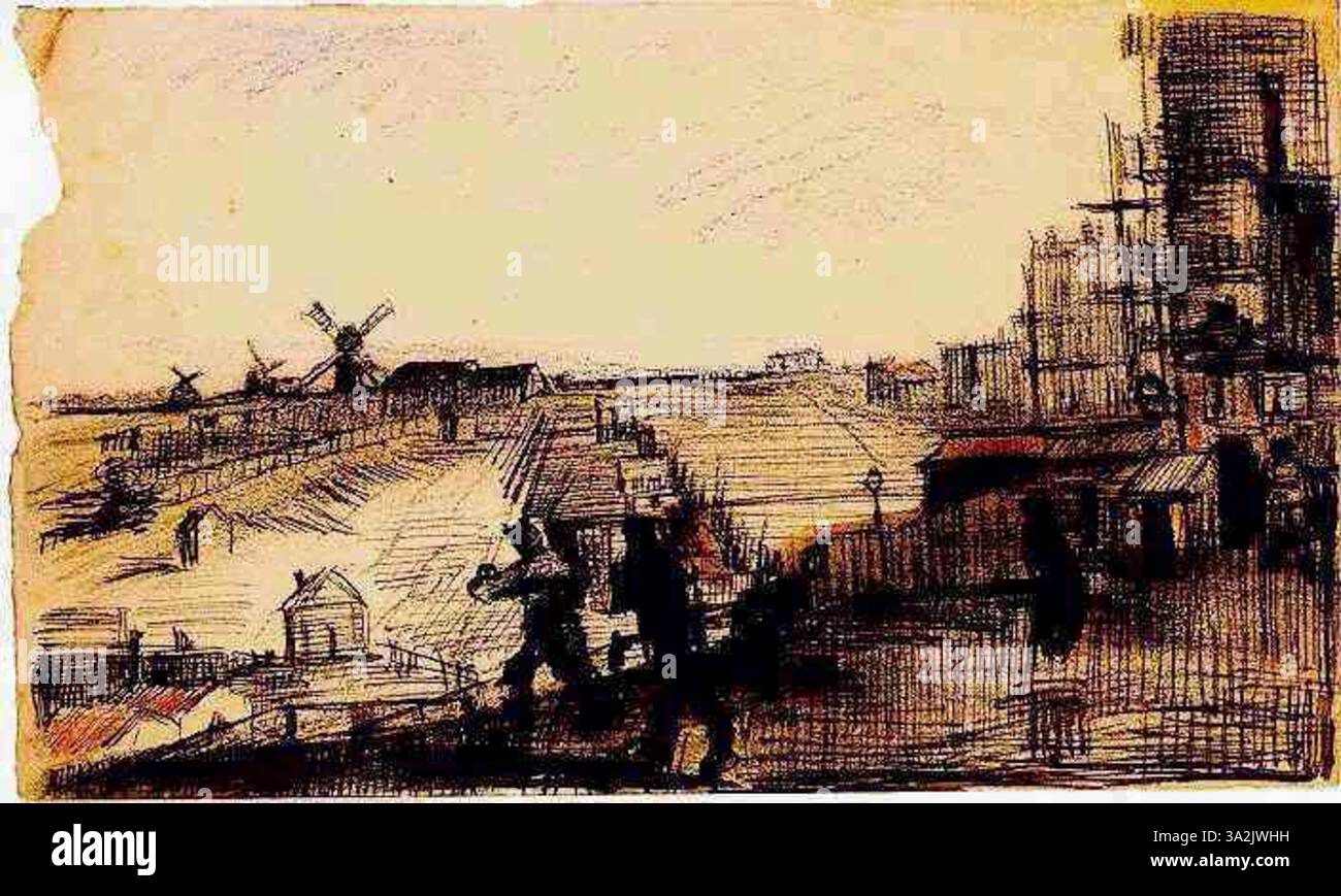 Van Gogh’s use of bold strokes and contrasting colors in this painting ...