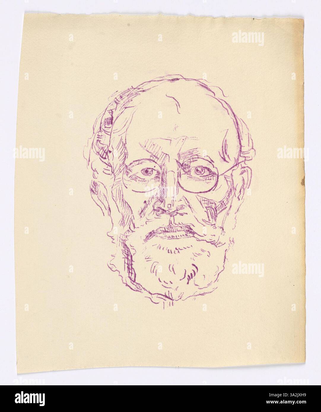 Selvportrett med skjegg og briller hi-res stock photography and images ...