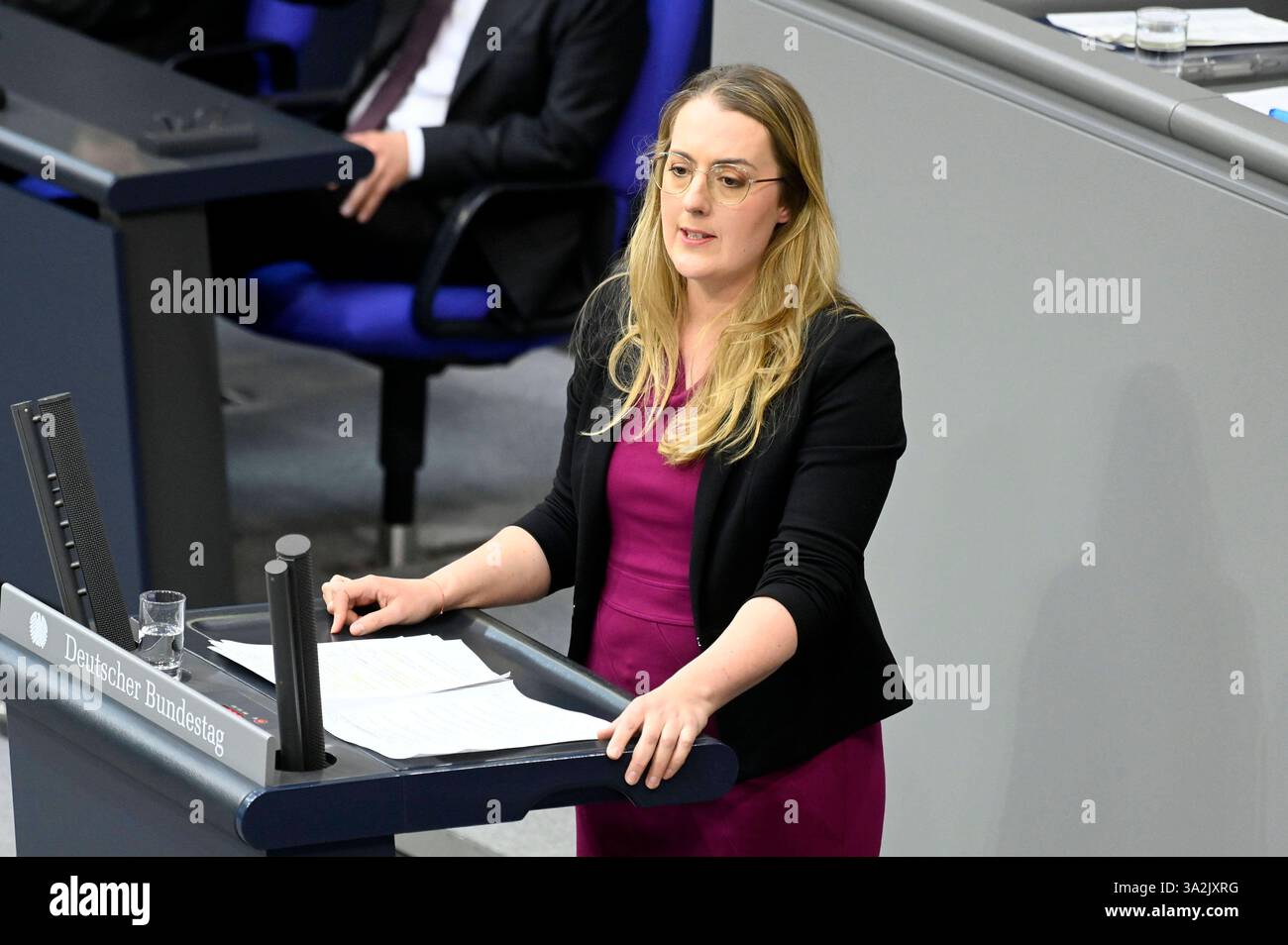 Katharina Dröge in der 213. Sitzung des Deutschen Bundestages im ...