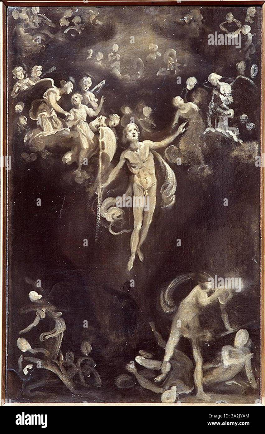 In this version of 'Resurrezione di Cristo,' Allori presents the moment ...