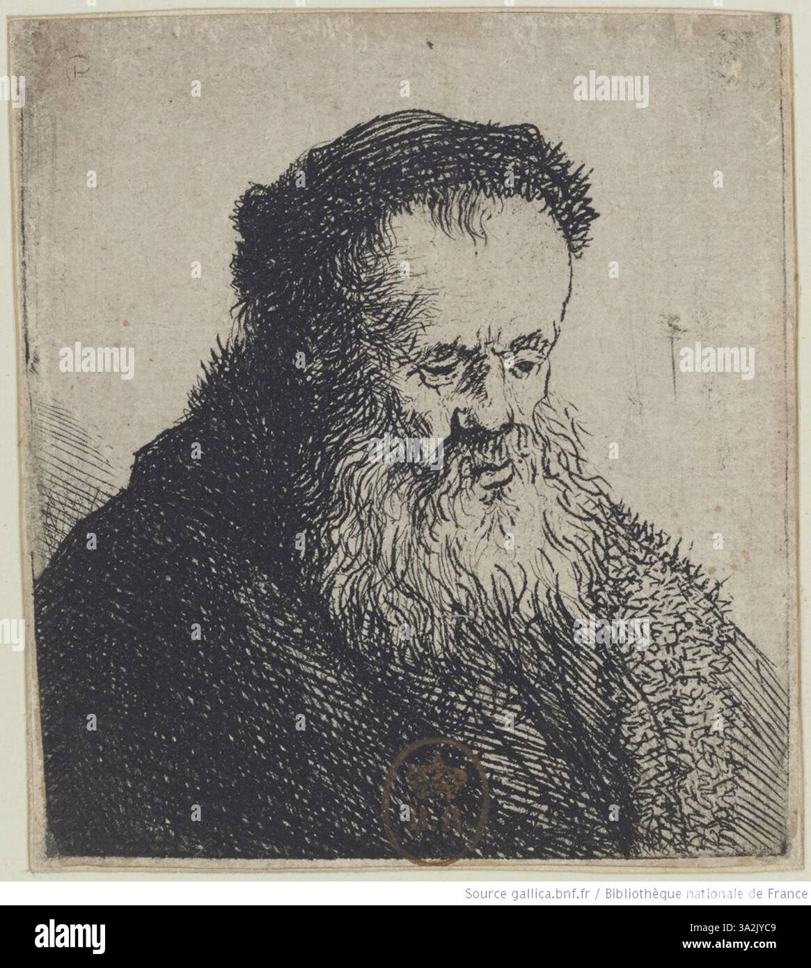 This portrait by Rembrandt features his iconic use of chiaroscuro ...