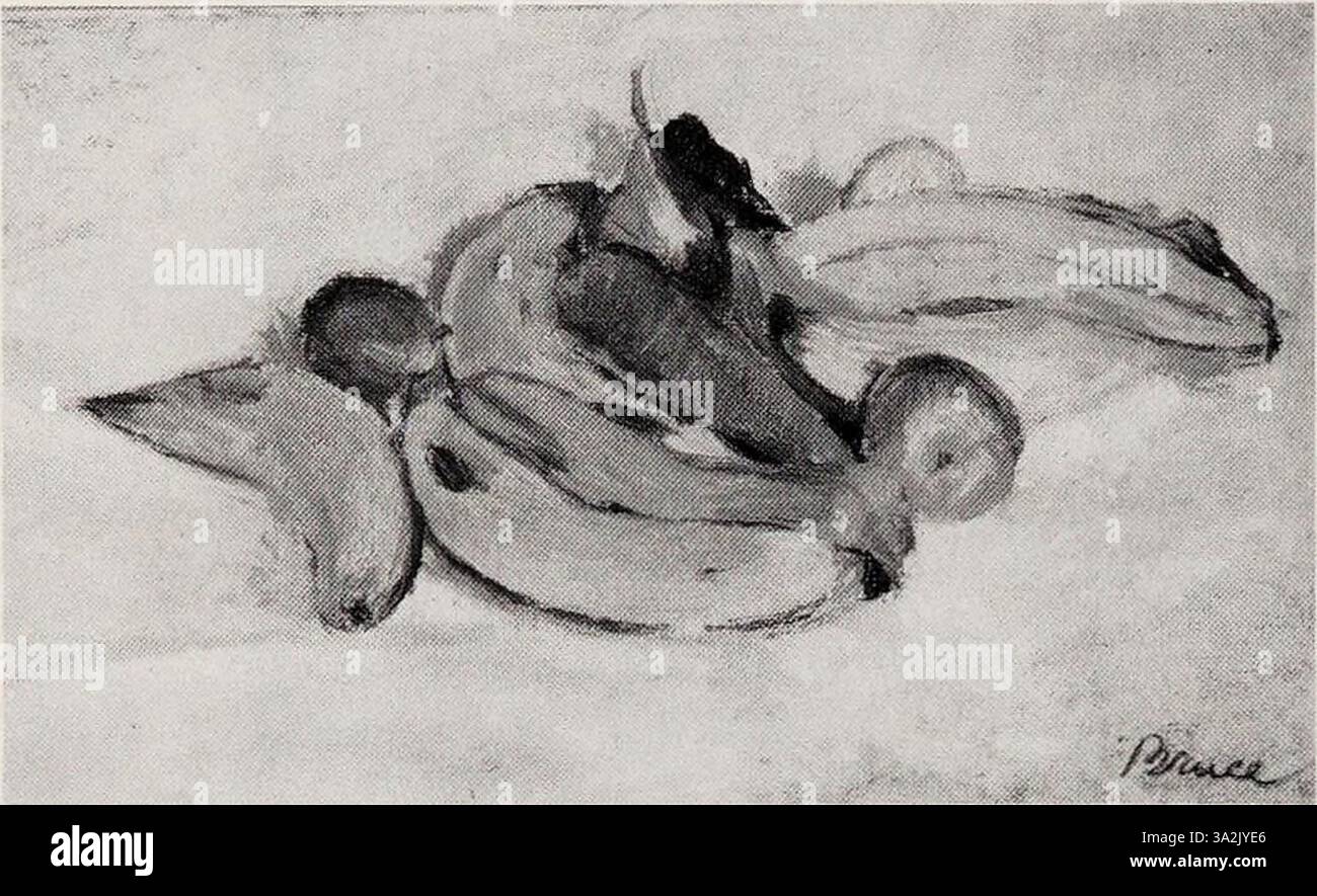 In 'Bruce - Agee and Rose, B31,' Patrick Henry Bruce combines geometric ...