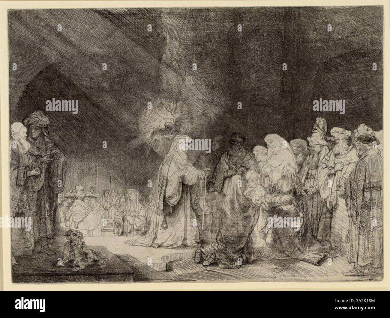 This portrait by Rembrandt is distinguished by the subtle use of light ...