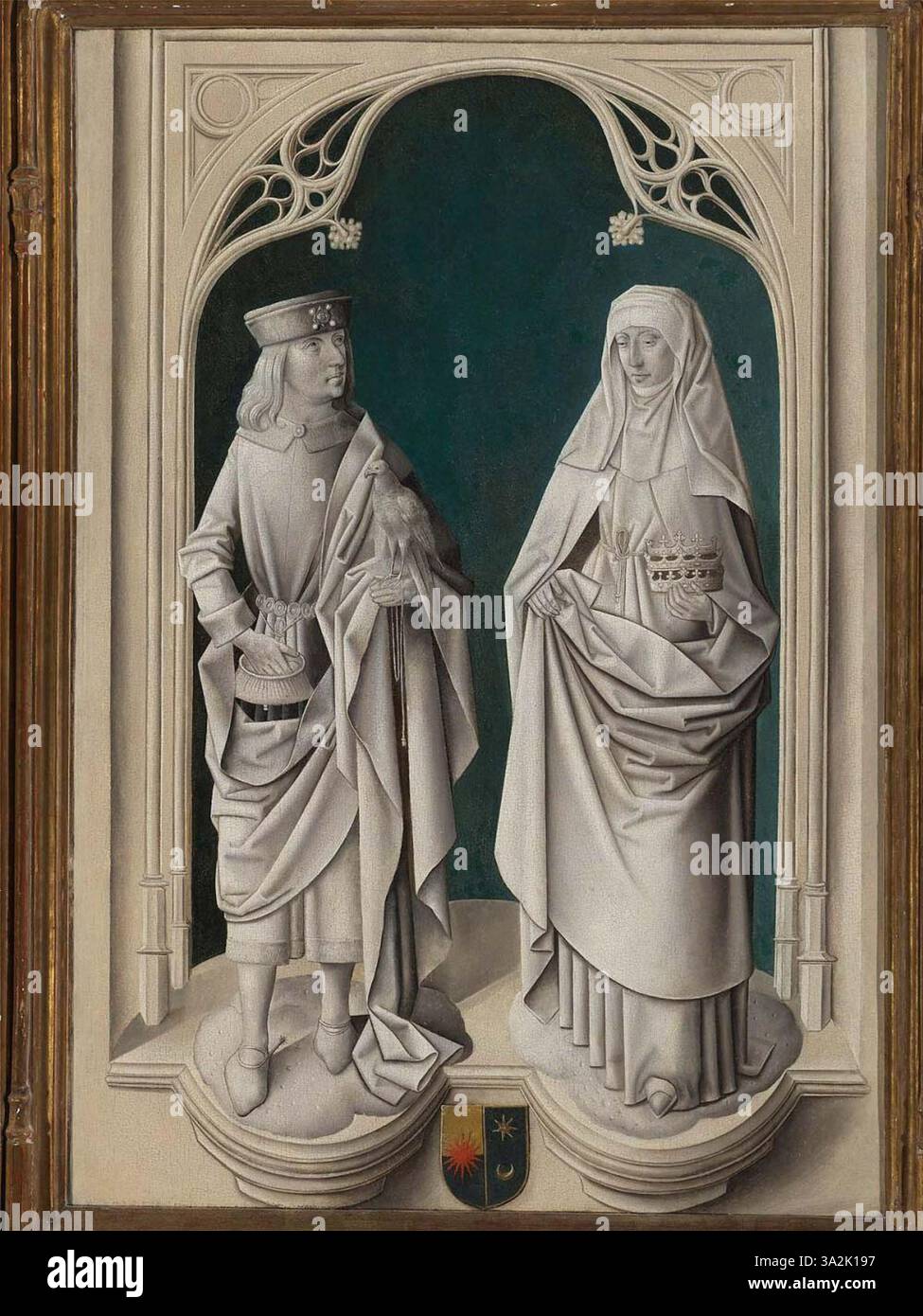 This artwork, attributed to an unidentified artist, portrays the ...