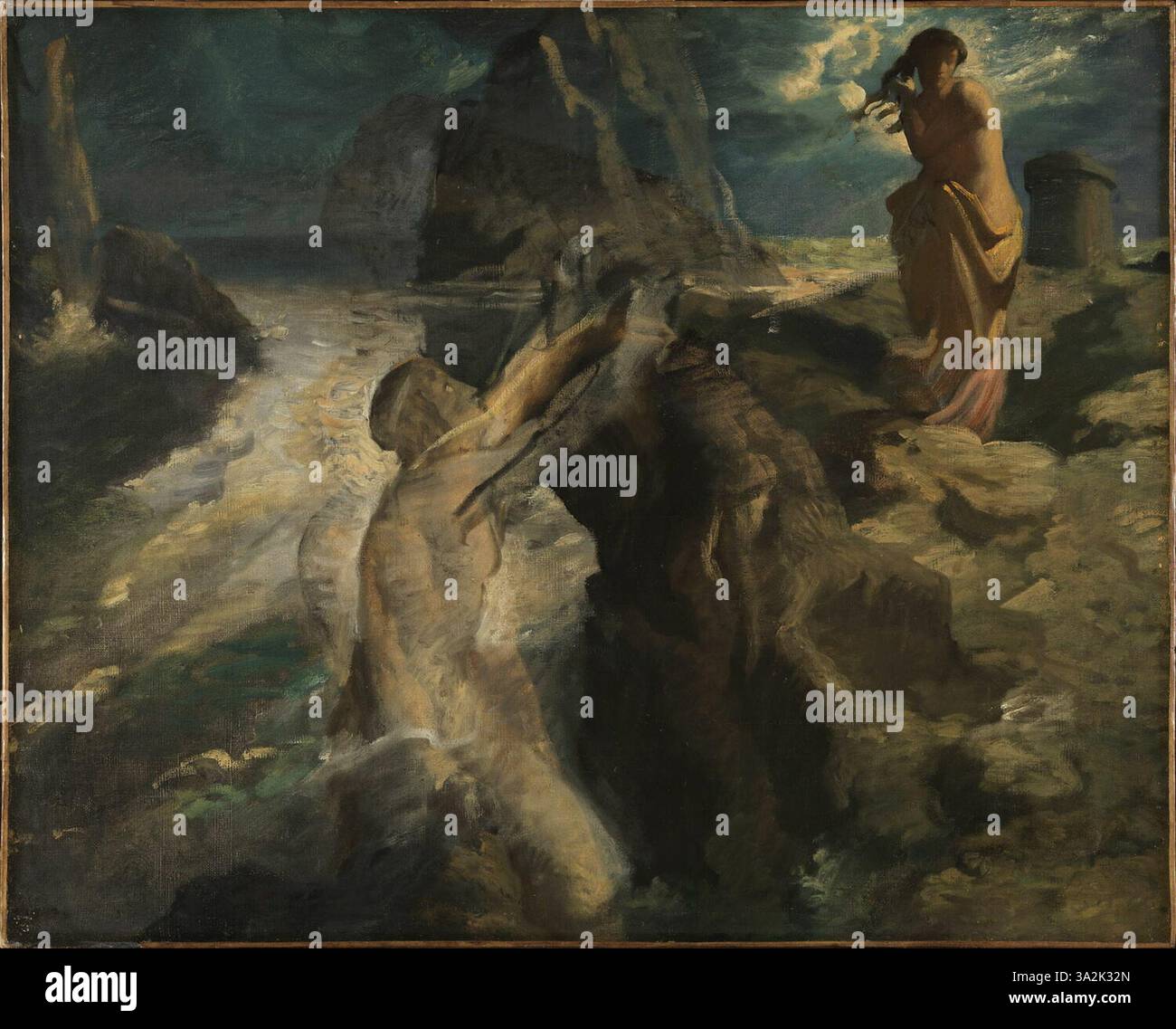 This work depicts the tragic love story of Hero and Leander, also known ...