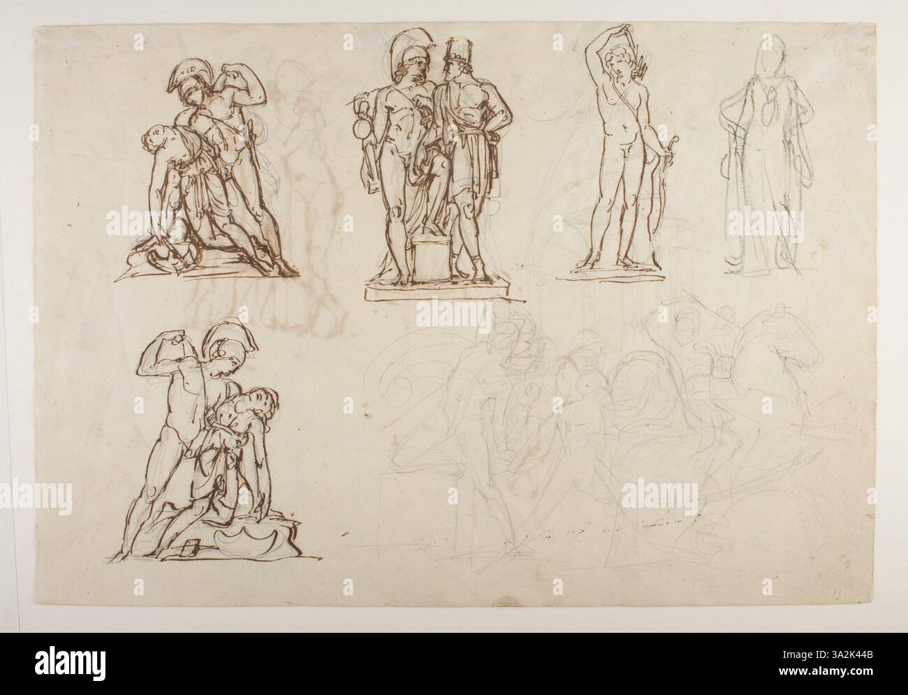 C13r by Bertel Thorvaldsen is a marble figure that captures the human ...