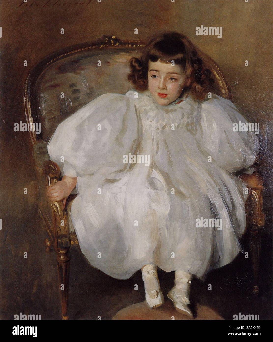 In this 1895 painting by John Singer Sargent, Frances Winifred Hill is ...