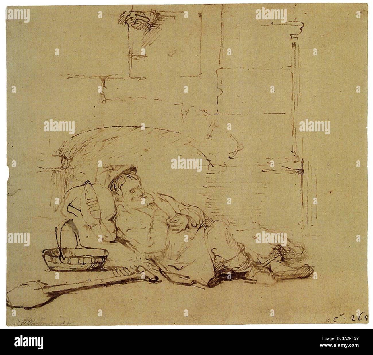 This portrait showcases Rembrandt’s skill in conveying emotion through ...