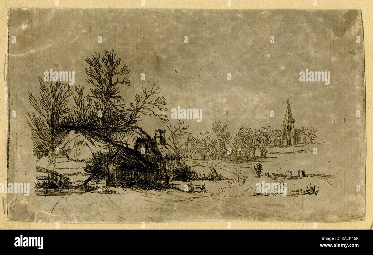 This etching by Rembrandt, titled 'Alexander Fraser Tytler', captures ...