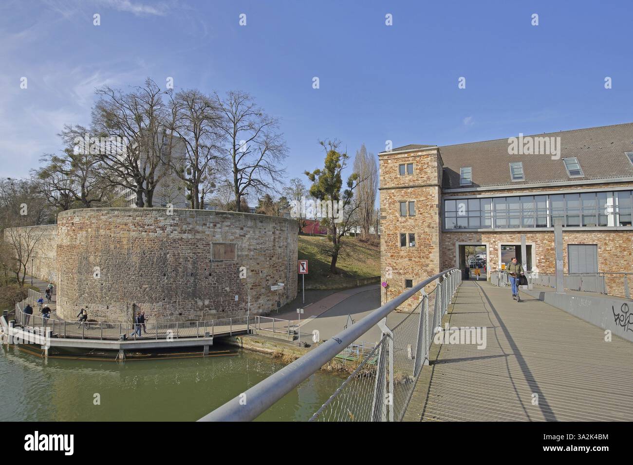 Historic baroque rent courtyard and roundabout of the former city ...