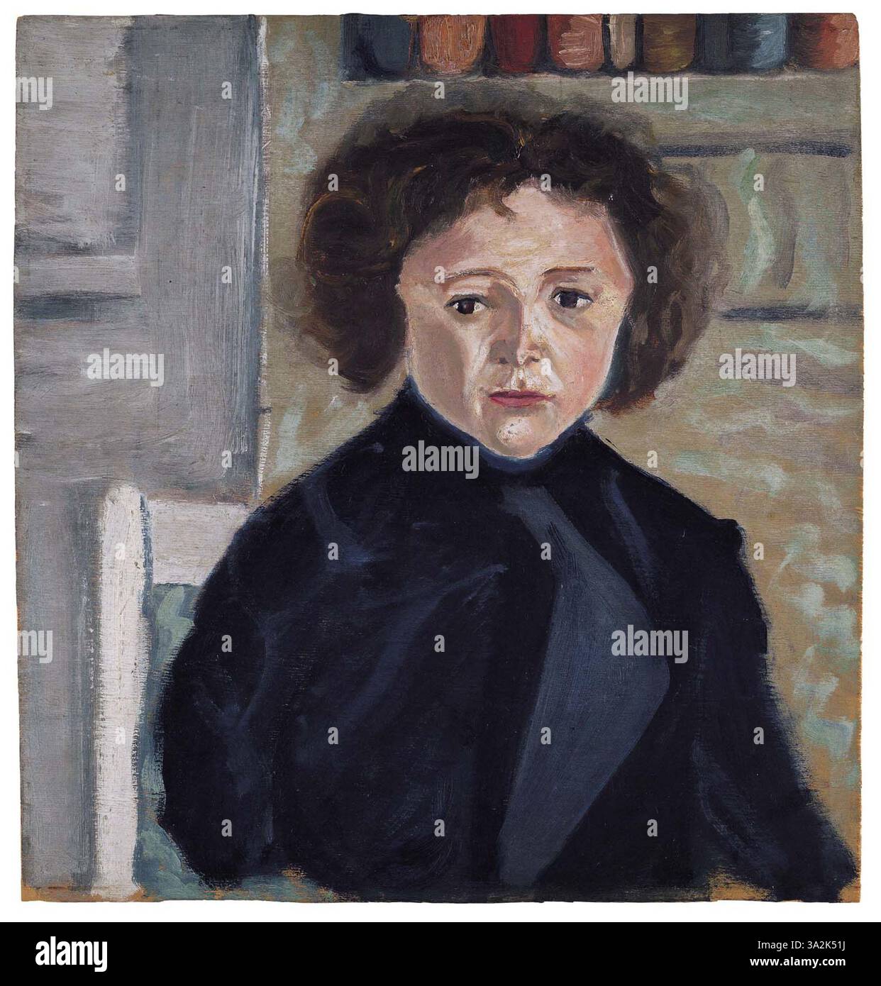 This artwork features Arnold Schoenberg, who is known for his ...