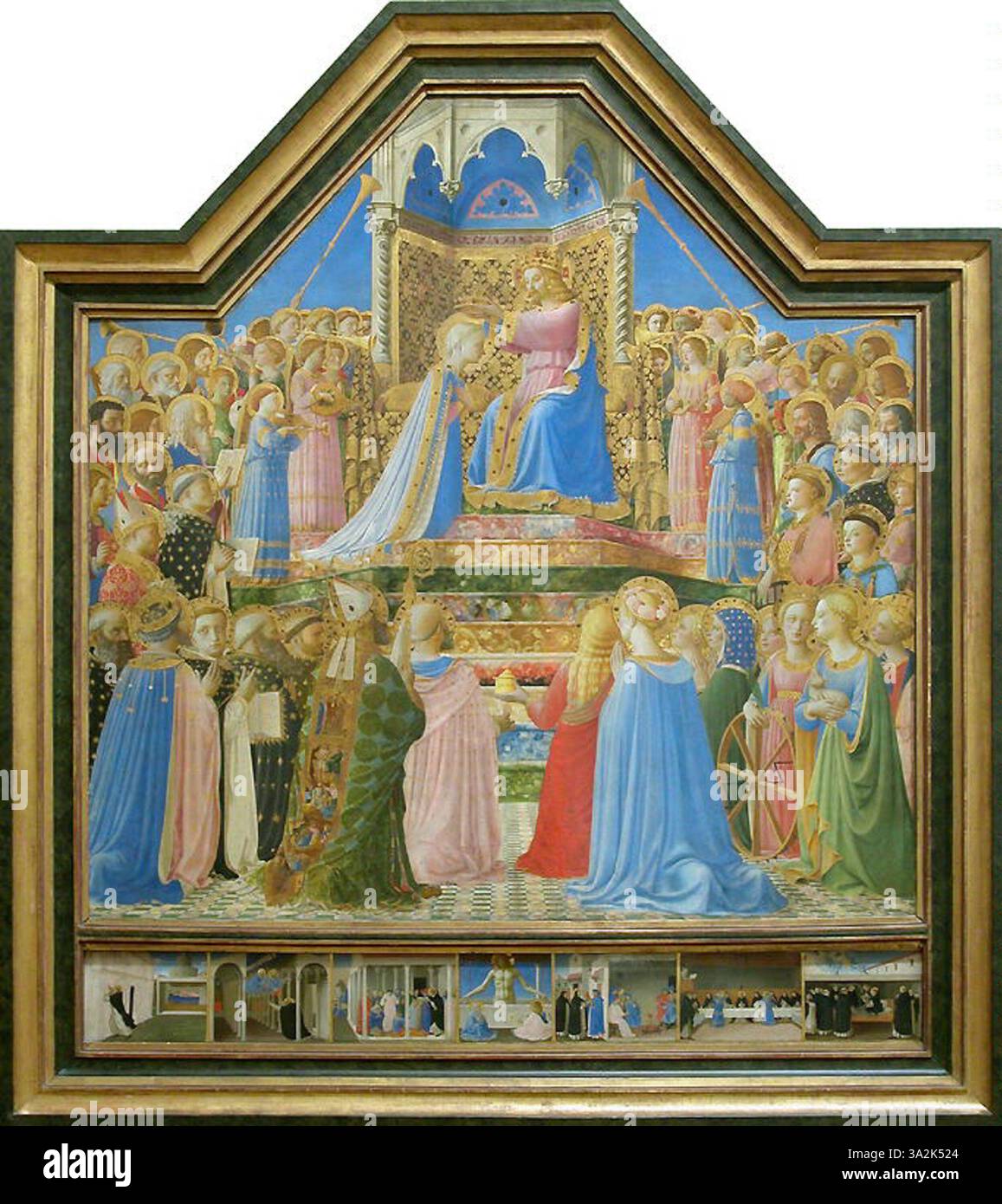 Fra Angelico’s 'The Coronation of the Virgin' depicts the Virgin Mary ...