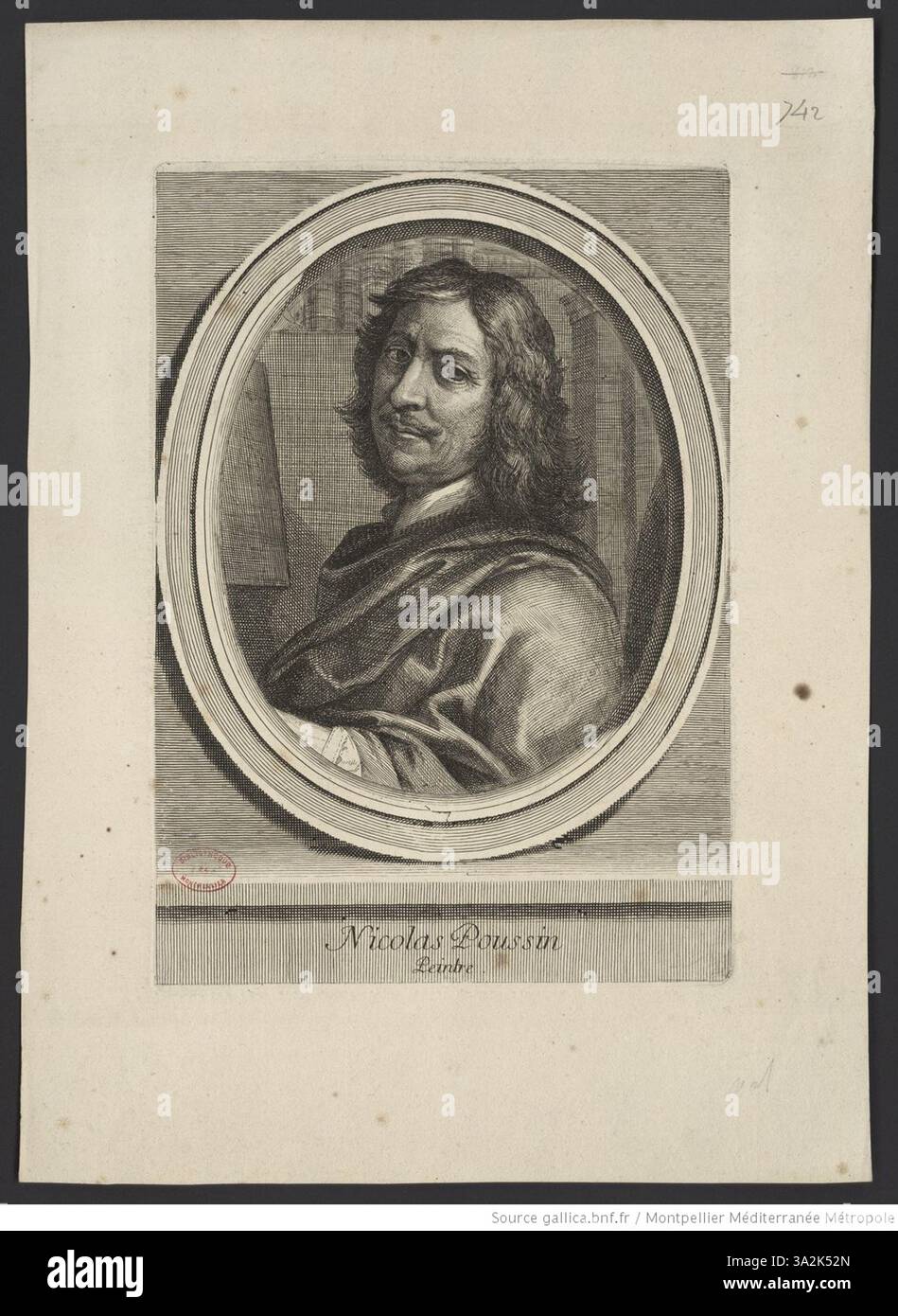 'Autoportrait' by Nicolas Poussin is a self-portrait capturing the ...