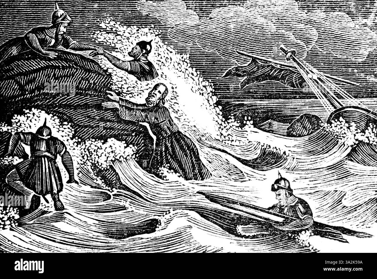 Shipwrecked structure Black and White Stock Photos & Images - Alamy