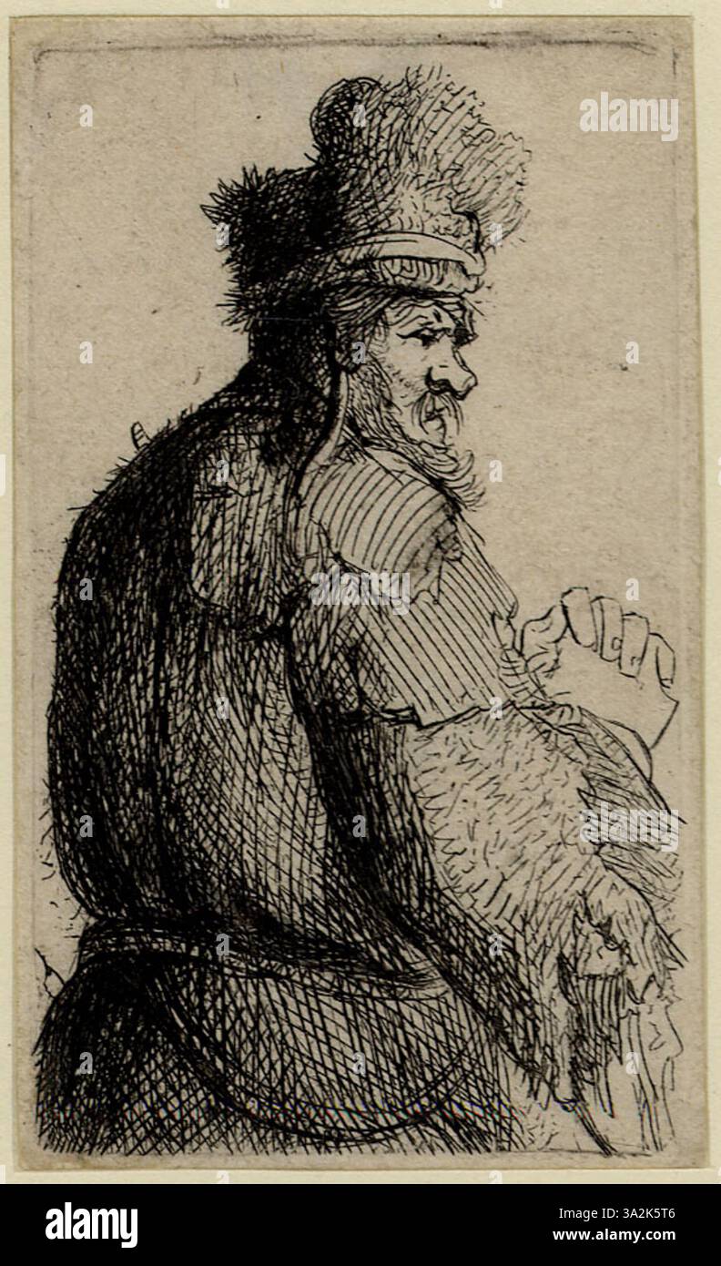 This etching exemplifies Rembrandt’s technique of capturing the ...