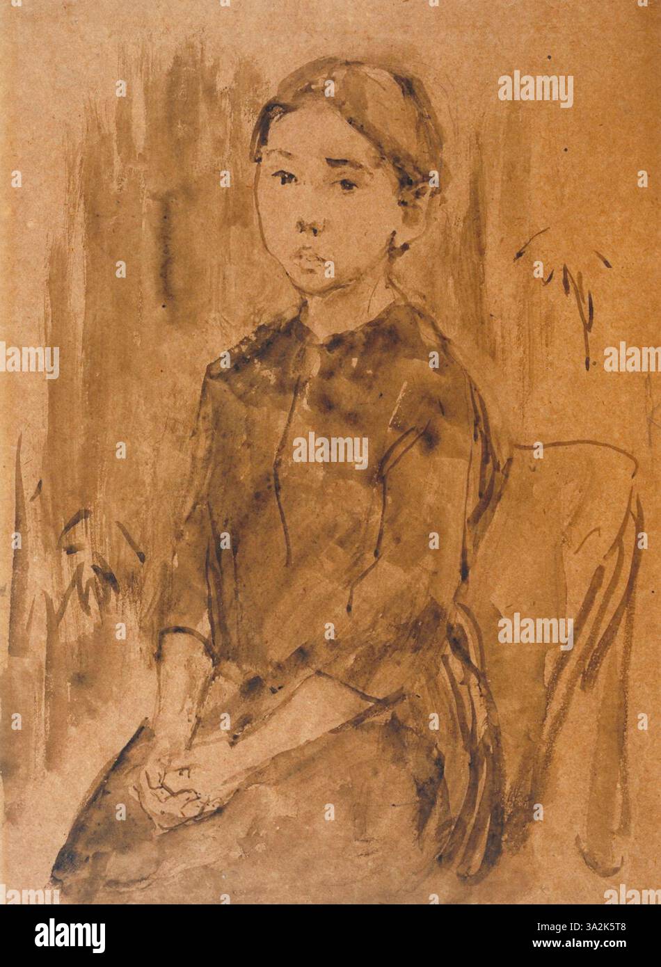 This study of a child, painted between 1915 and 1920, presents the ...