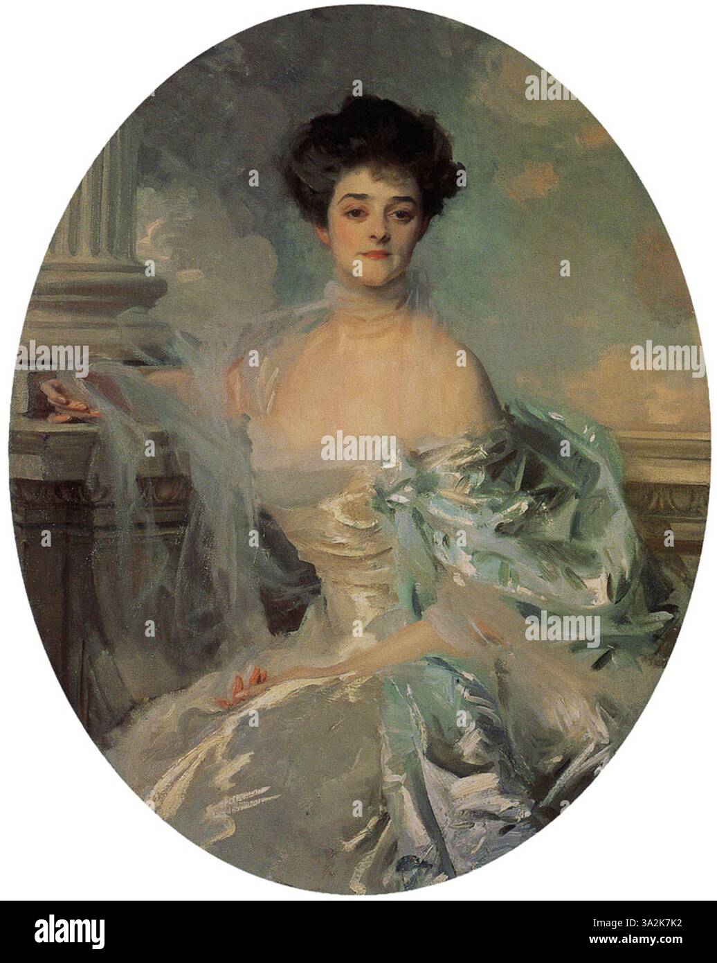 This 1907 portrait of the Countess of Essex features the subject in an ...