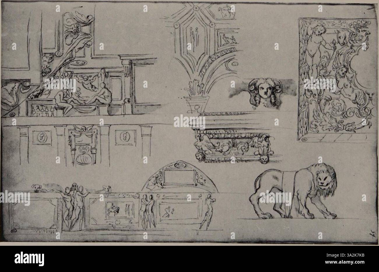 Carracci’s work features a human figure with exquisite anatomical ...