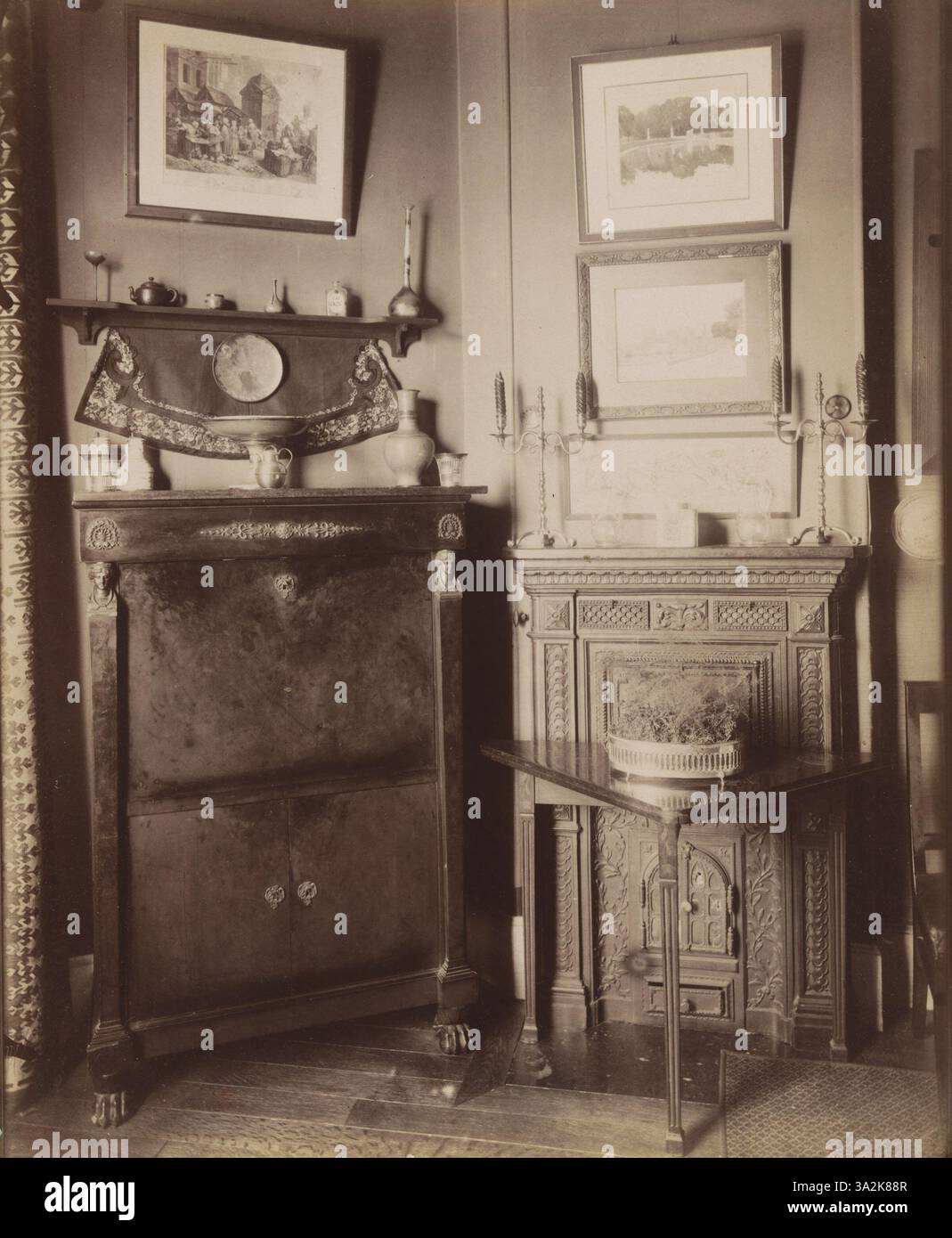 This untitled photograph by Eugène Atget from 1910 captures a Parisian ...
