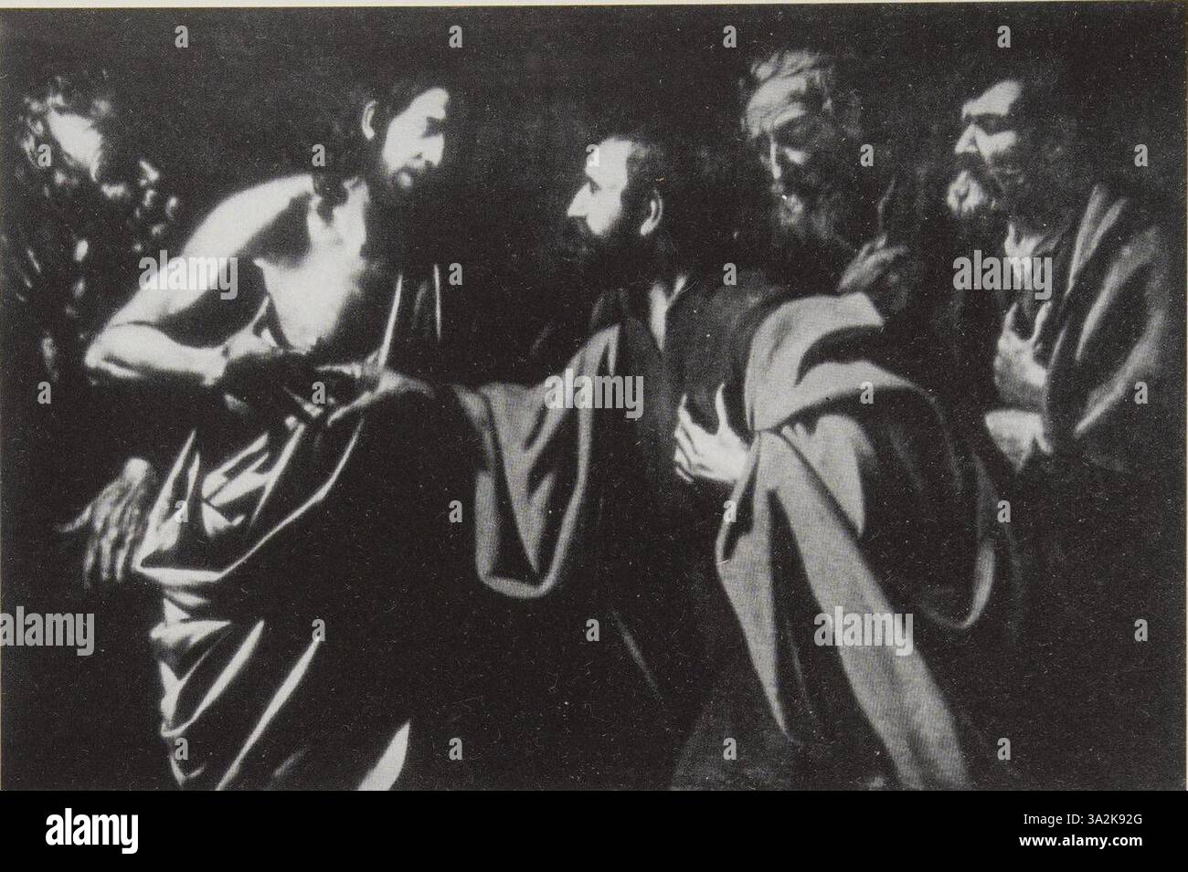 This work attributed to Caravaggio displays the artist’s signature ...