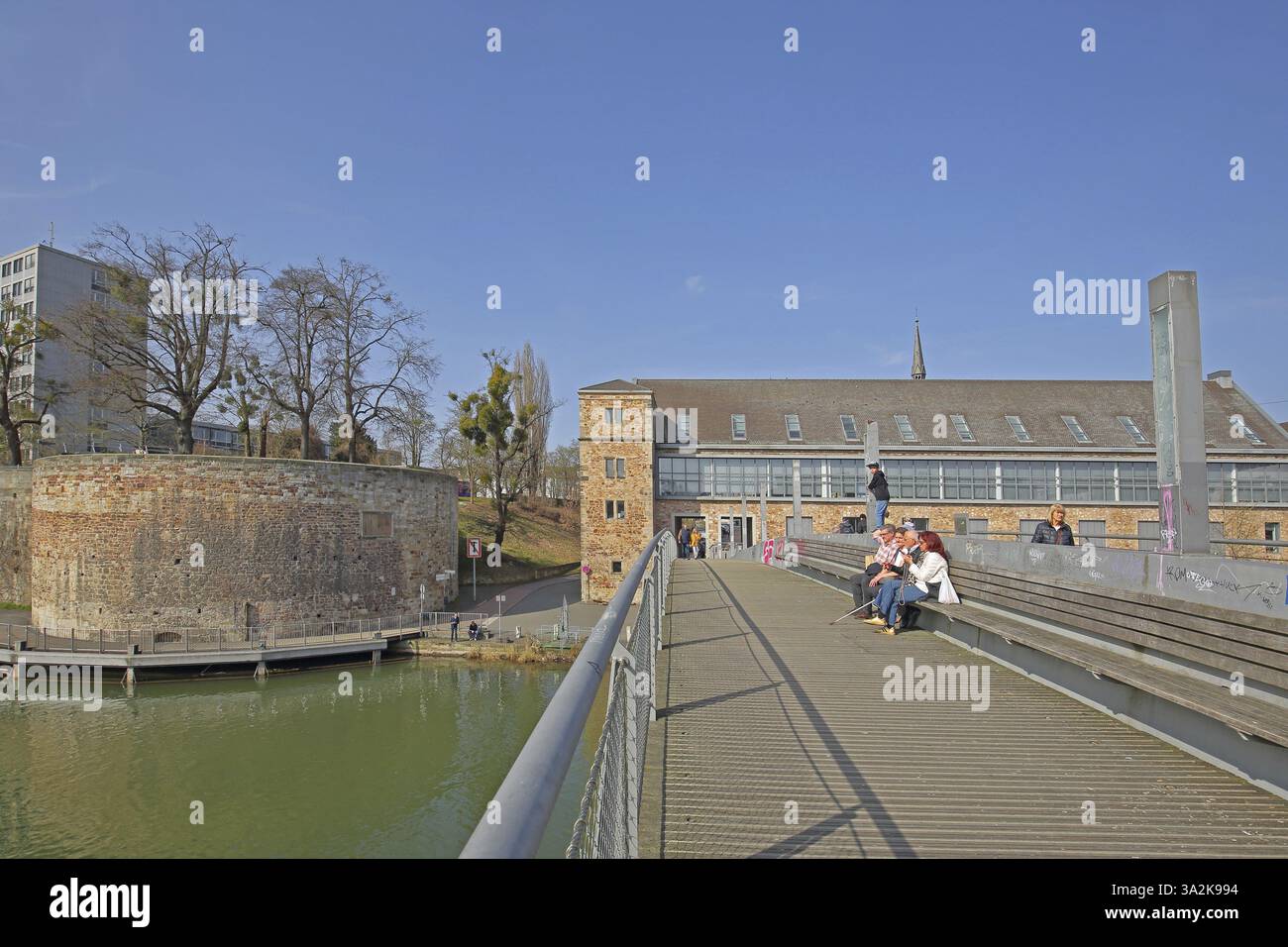 Historic baroque rent courtyard and roundabout of the former city ...