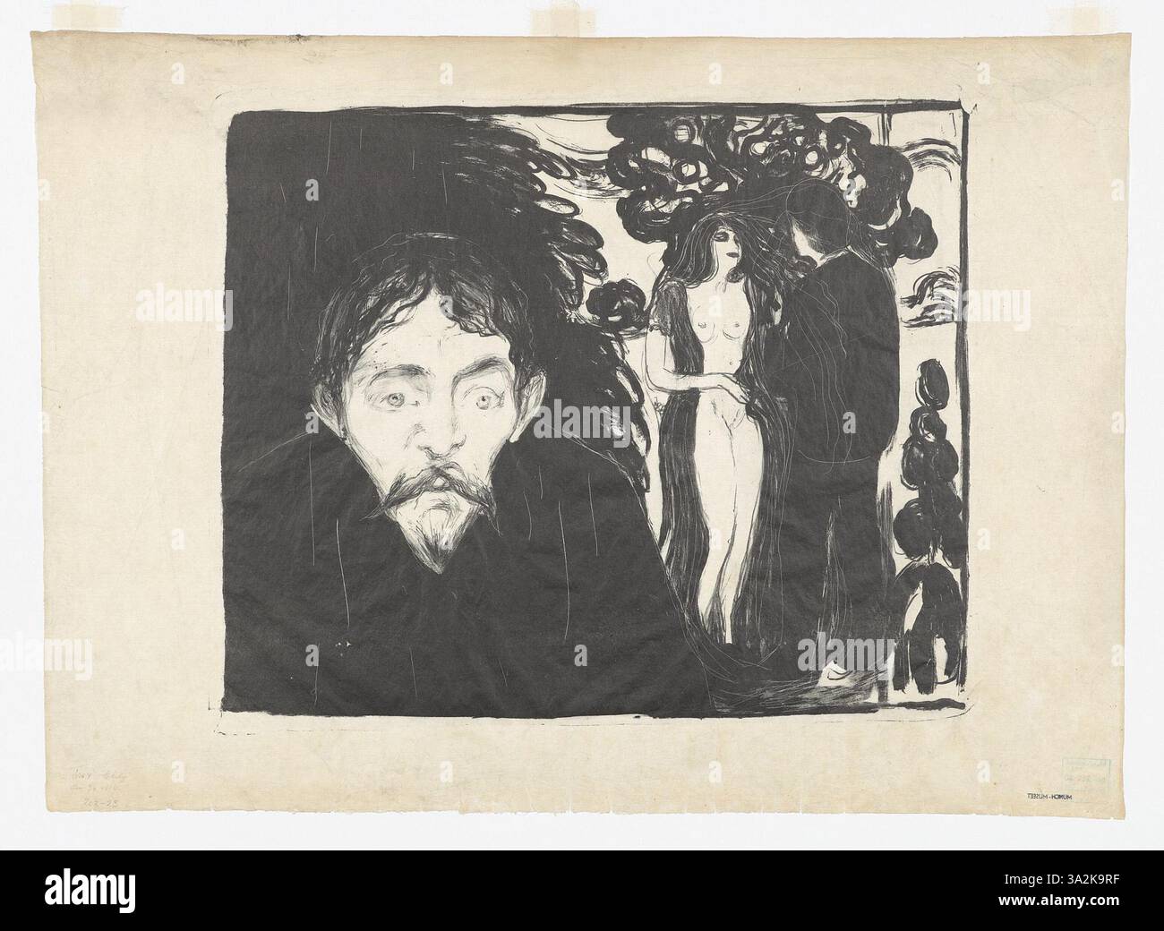 Munch’s interpretation of jealousy in 'Jealousy II' features ...