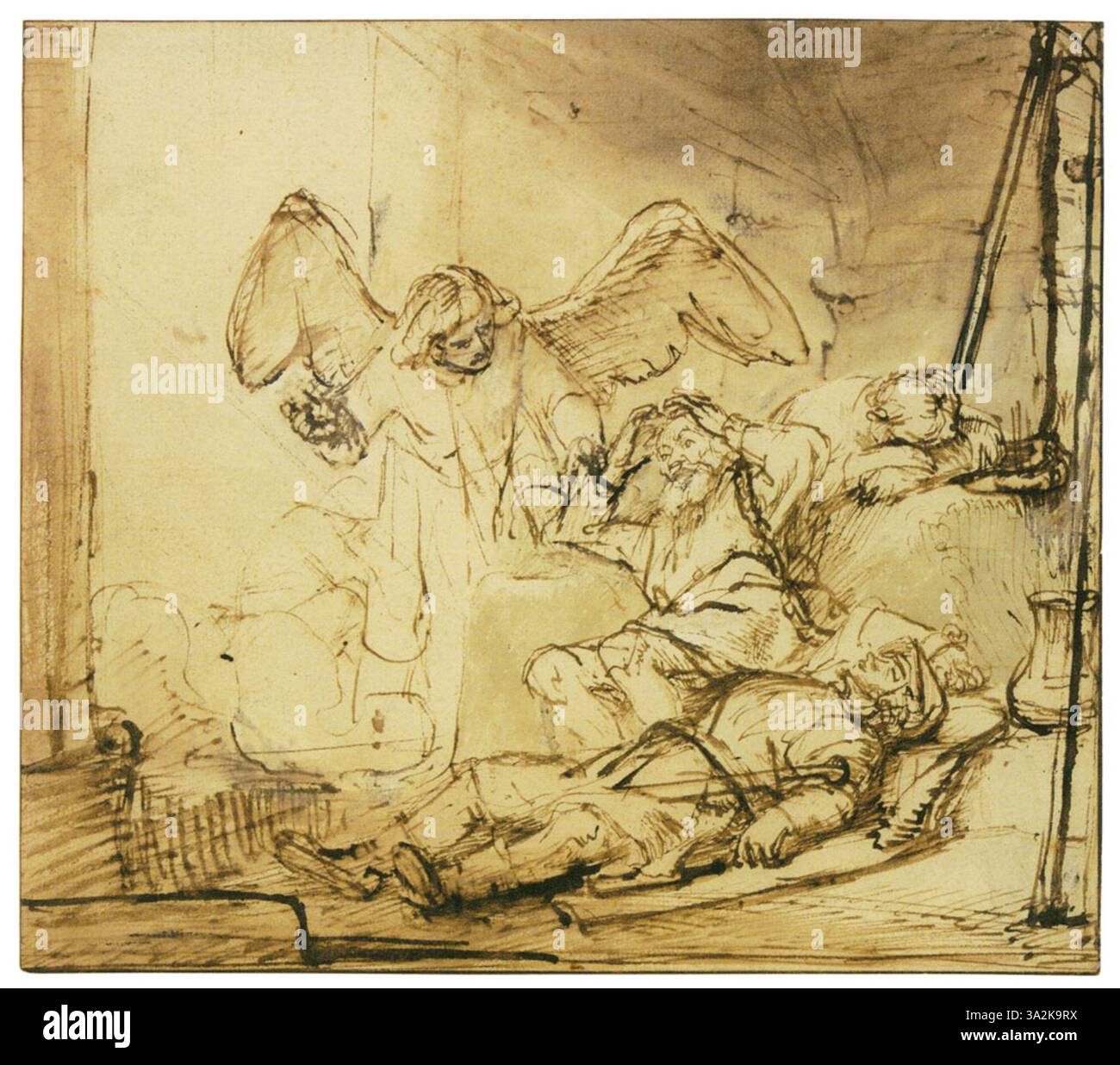 This portrait by Rembrandt demonstrates his signature use of ...