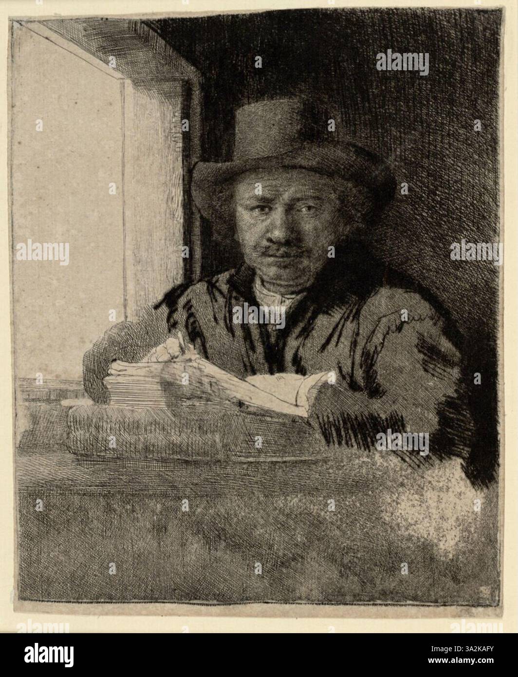 Rembrandt captures the subject with remarkable precision in this ...