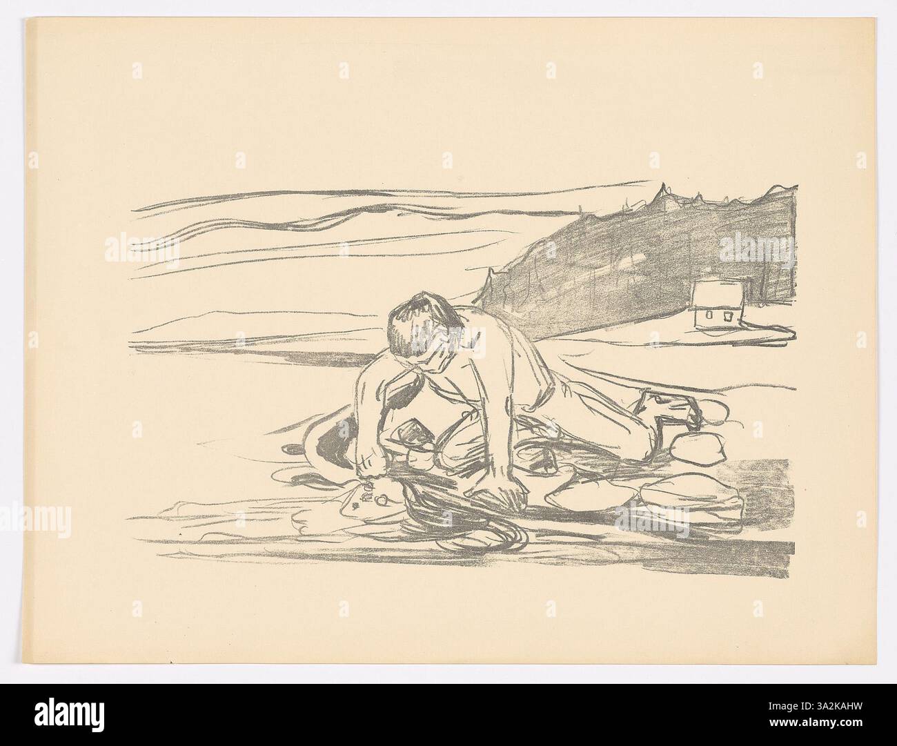 'Omega's Death' by Edvard Munch depicts the end of life through ...