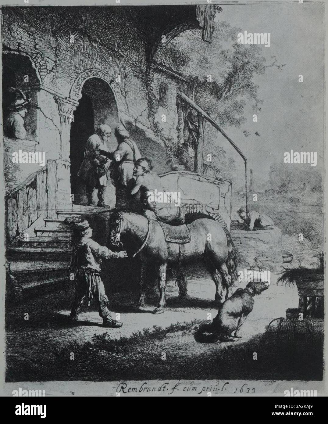 This portrait, 'White and Boon B090-II' by Rembrandt, features ...