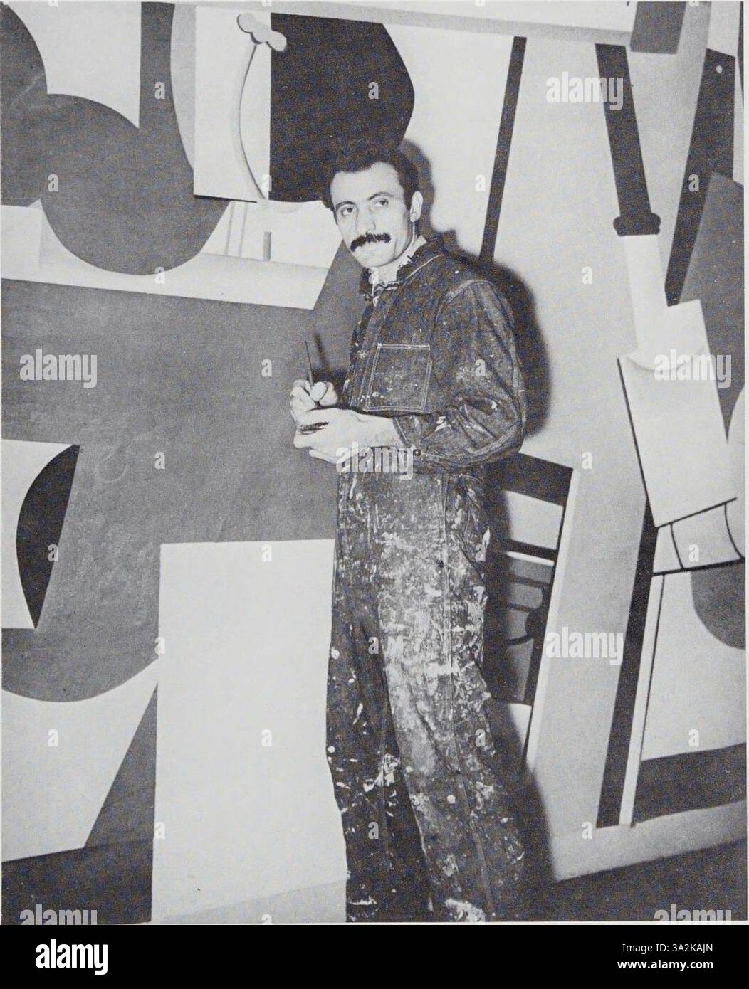 Arshile Gorky’s work features organic forms and intense color contrasts ...