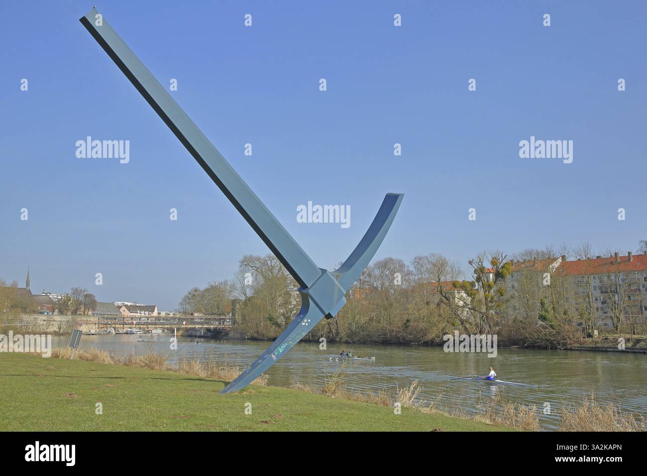 Sculpture Pickaxe by Claes Oldenburg 1982, documenta 7, XXL, oversize ...