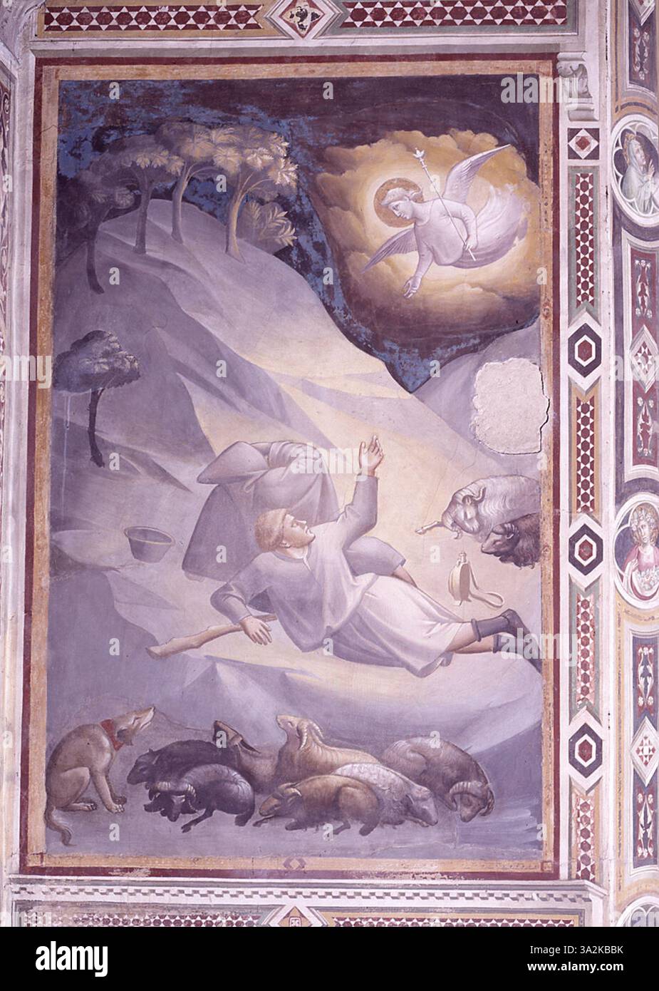 Taddeo Gaddi’s depiction of the announcement to the shepherds captures ...